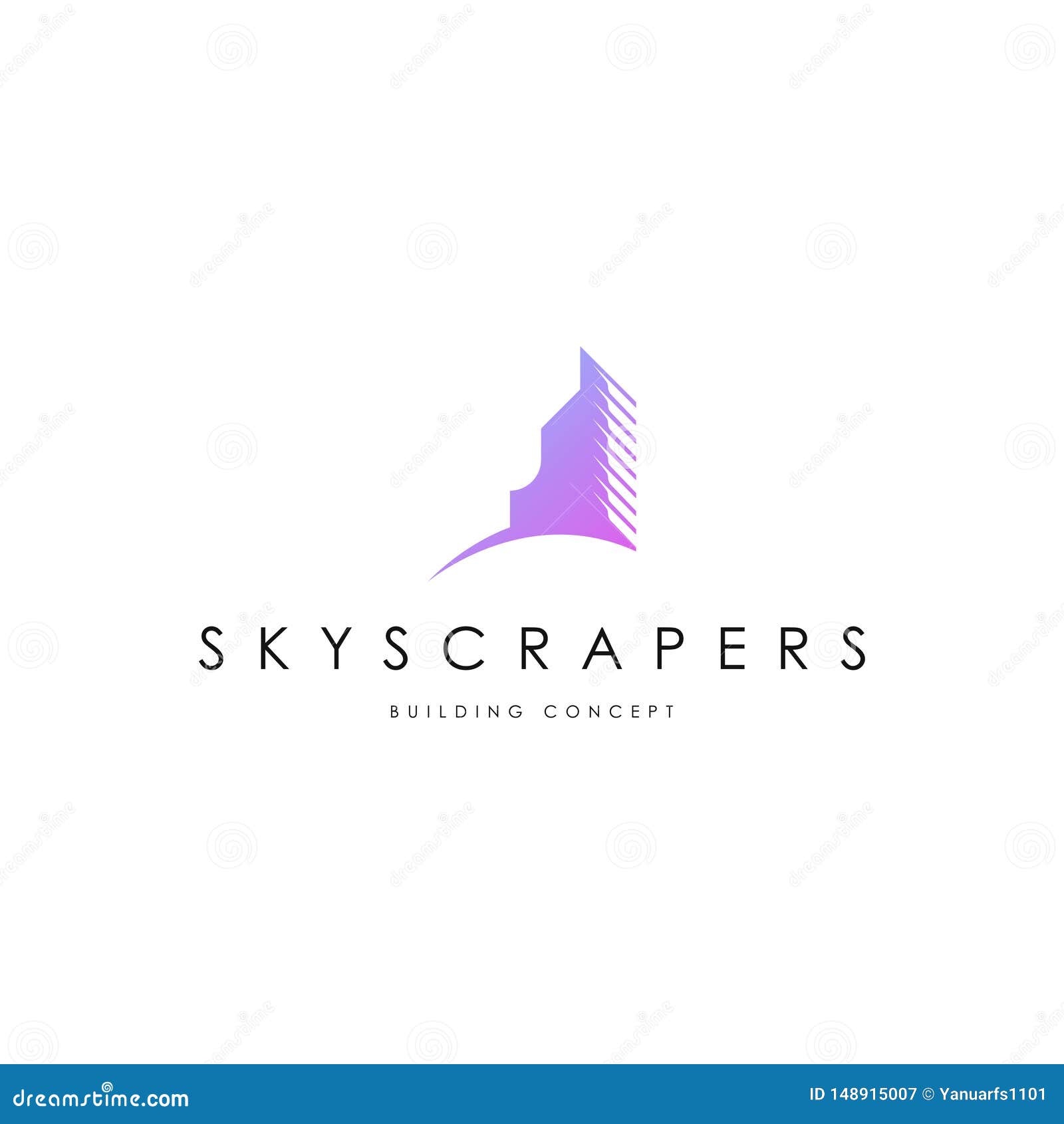 Skyscrapers Logo Template Vector. Unique Building Logo Concept Stock ...