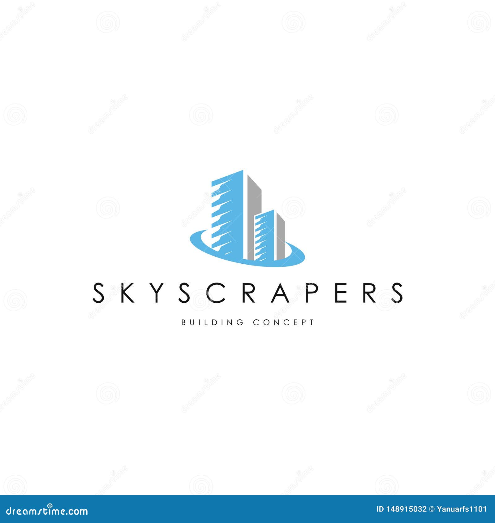 Skyscrapers Logo Template Vector. Unique Building Logo Concept Stock ...
