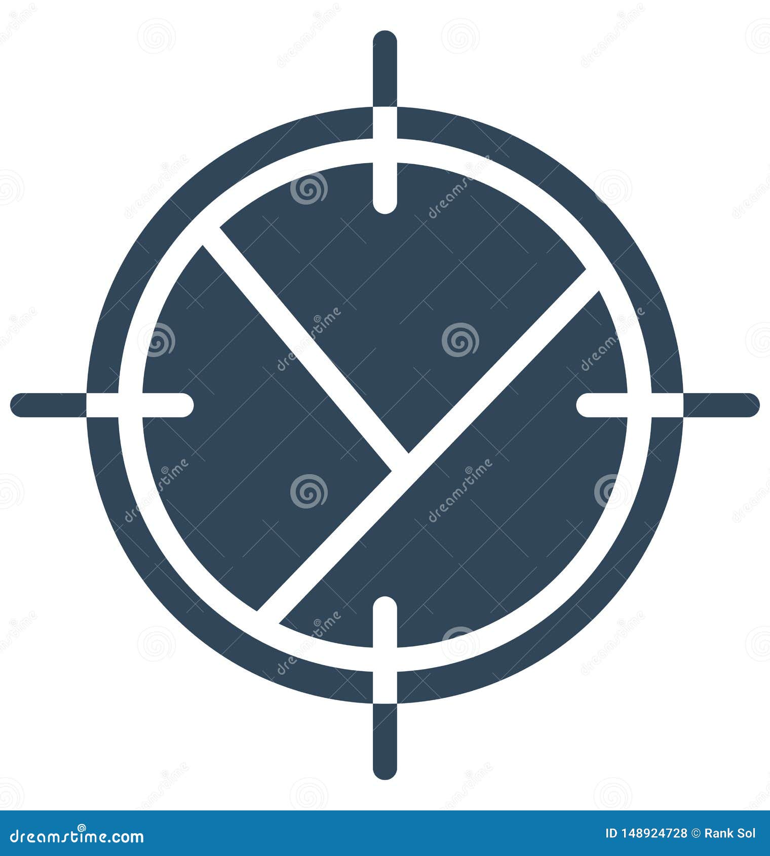 Print Geolocation Target Isolated Vector Icon Which Can Easily Modify ...