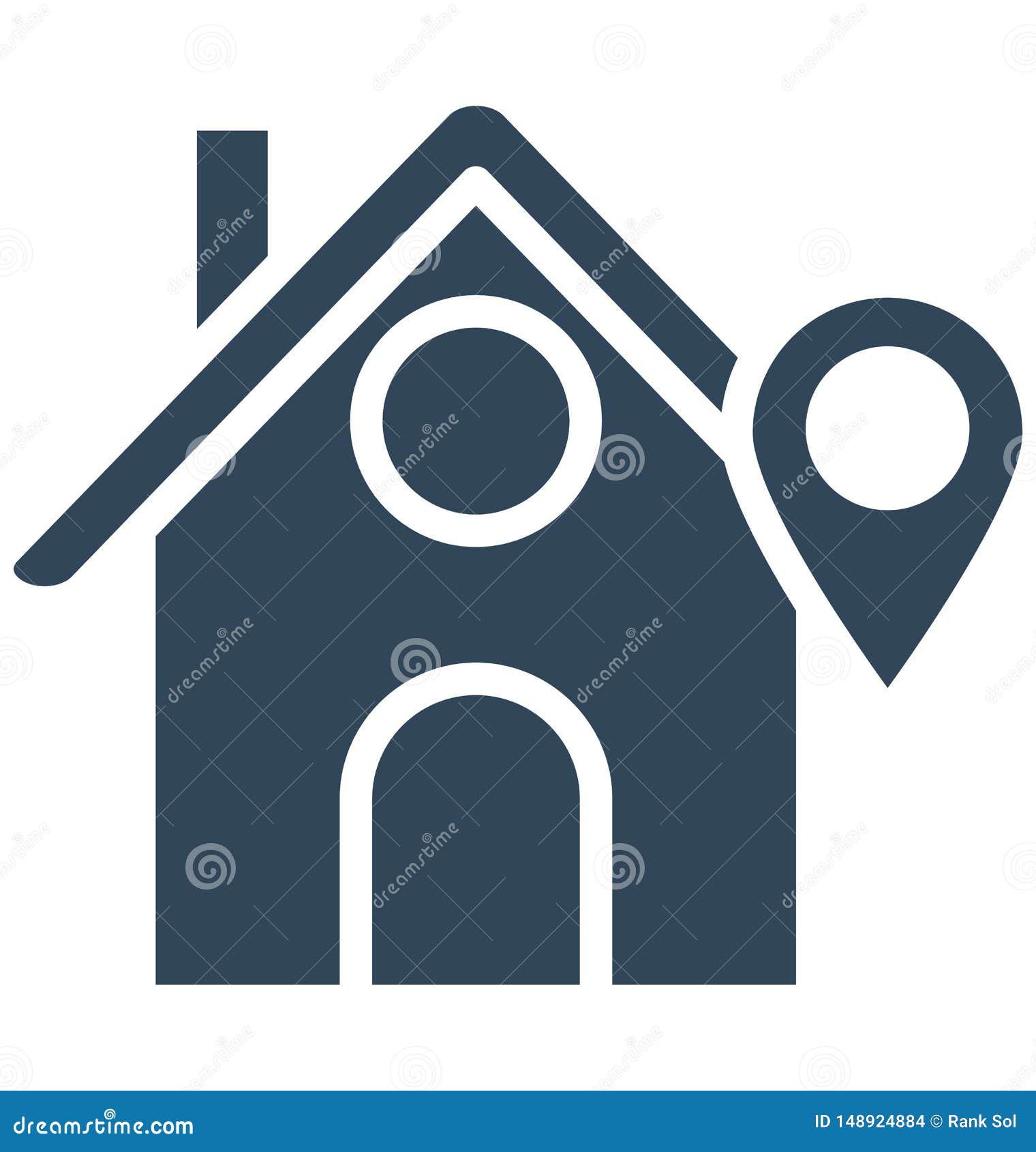 Home Address Finder Isolated Vector Icon Which Can Easily Modify or ...