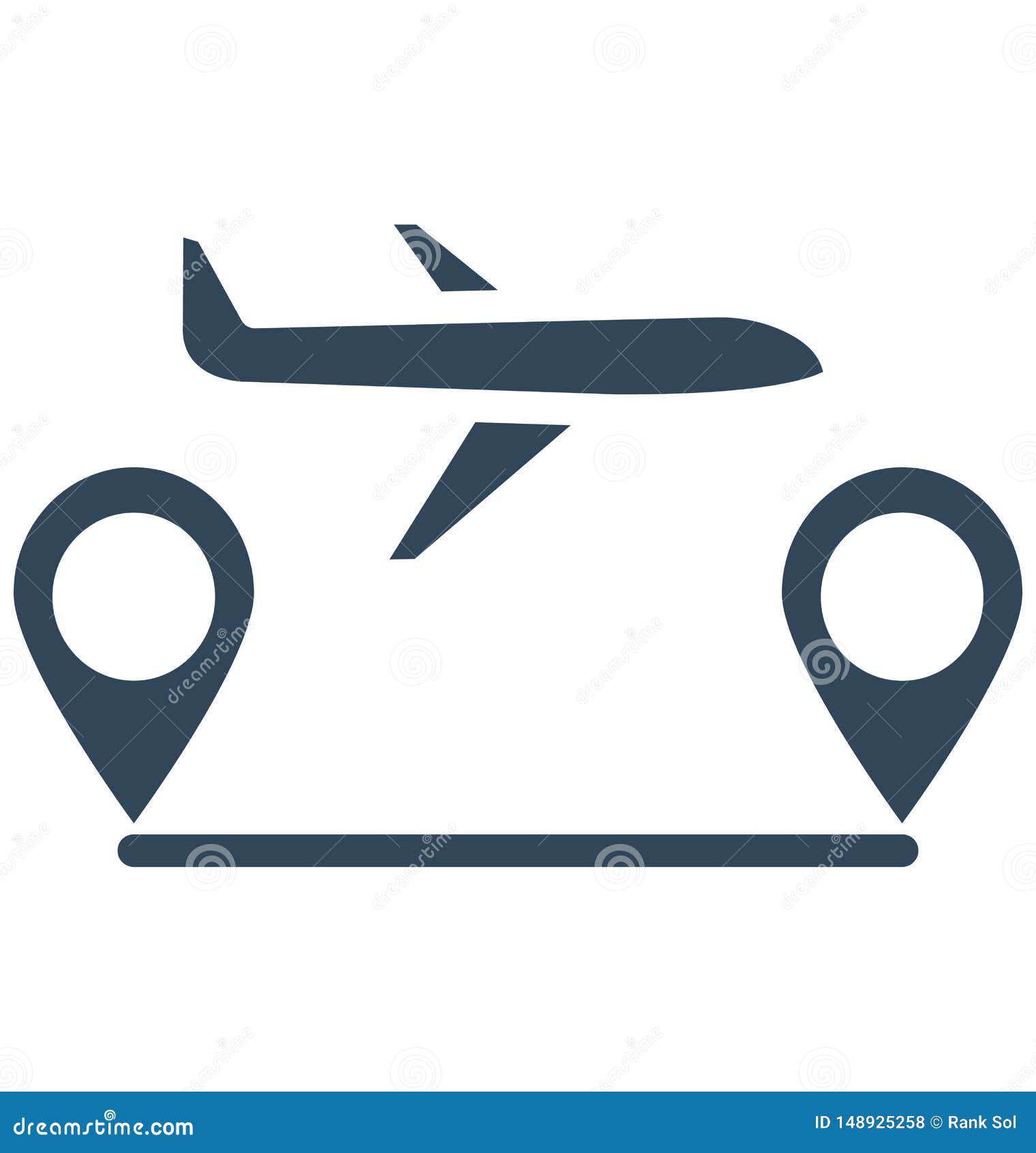 Active Aircraft Tracking Isolated Vector Icon Which Can Easily Modify ...