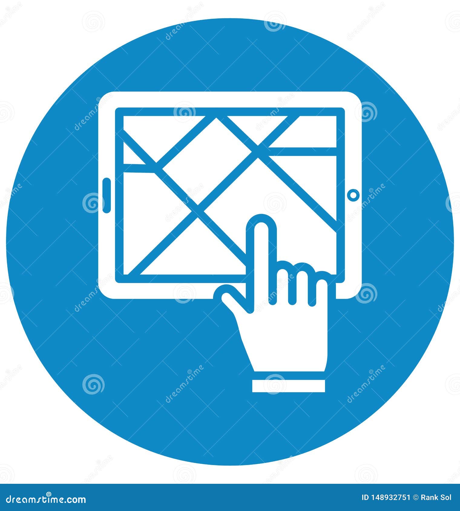 Print Navigation Software Isolated Vector Icon Which Can Easily Modify ...