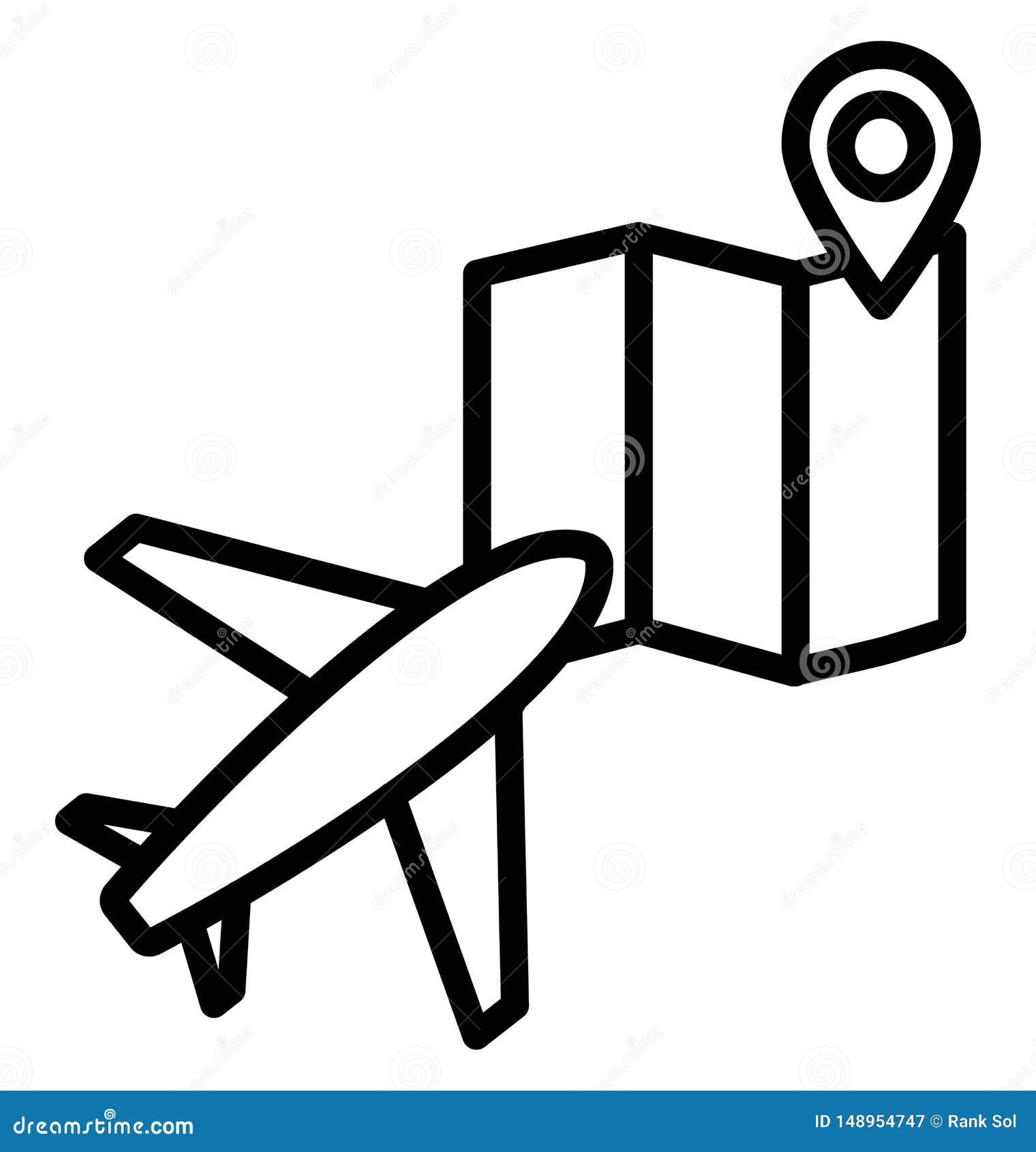 Active Aircraft Tracking Isolated Vector Icon Which Can Easily Modify ...