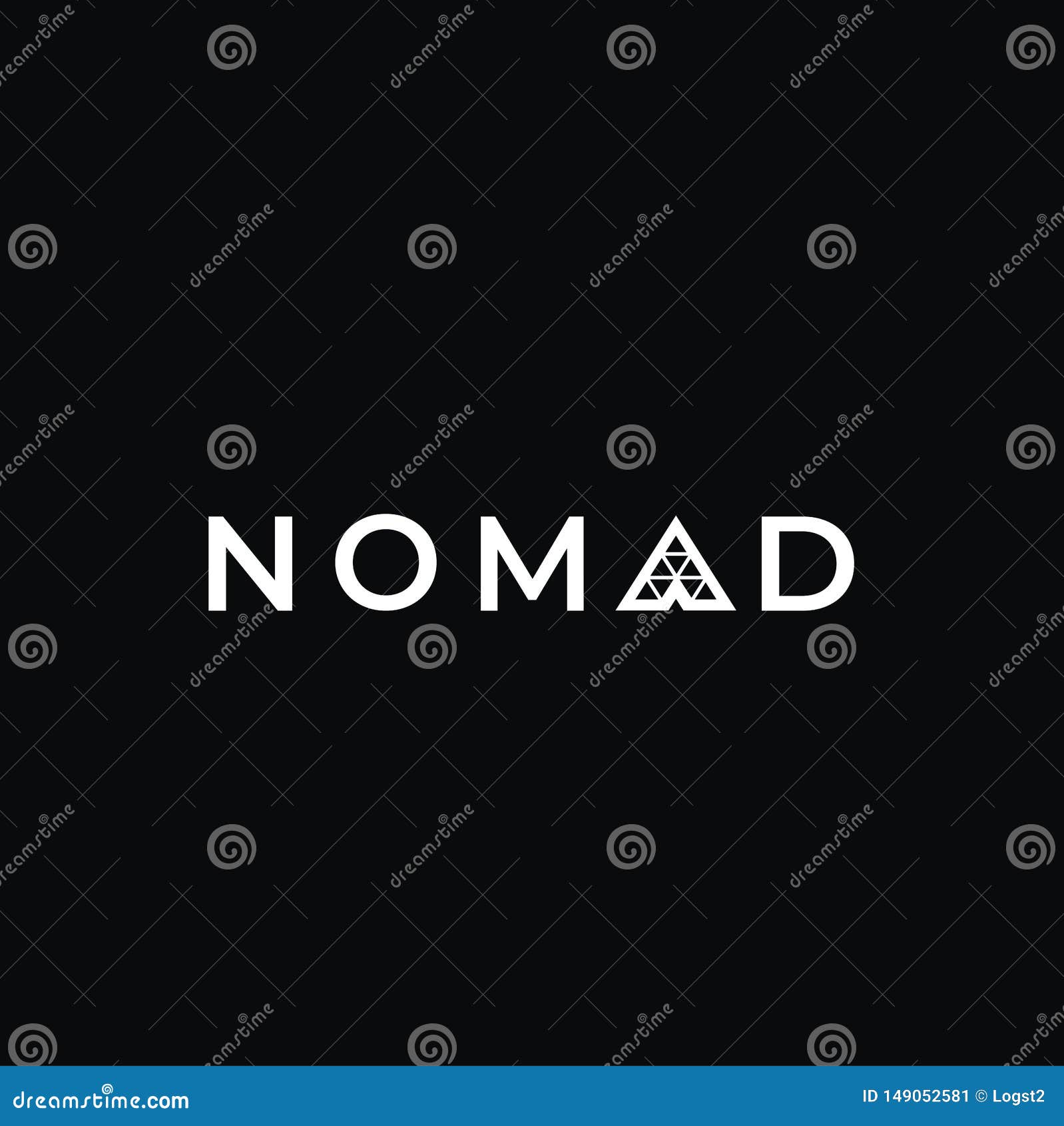 Nomad Vector Logo. Nomad Emblem Stock Vector - Illustration of symbol ...