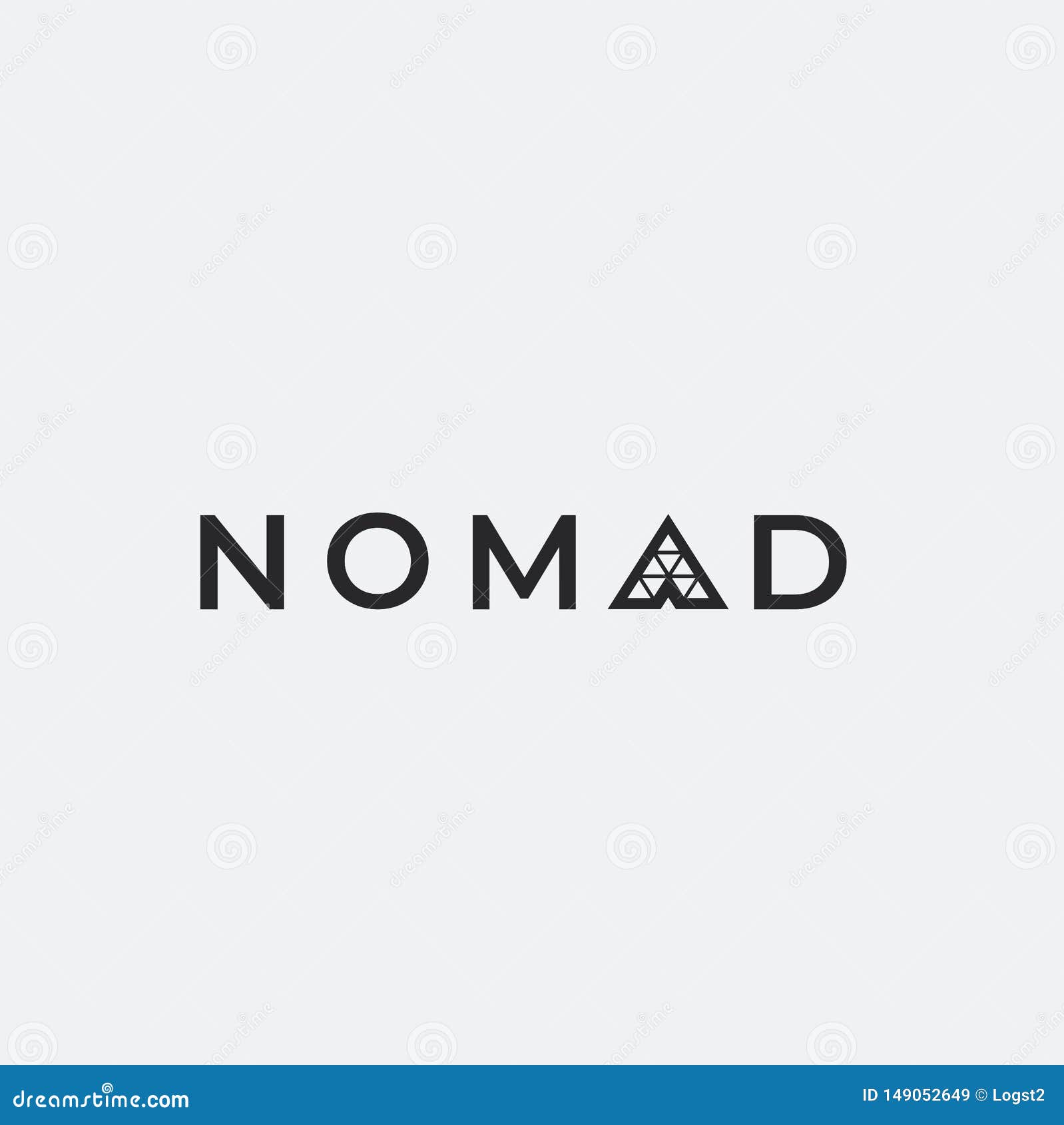 Nomad Vector Logo. Nomad Emblem Stock Vector - Illustration of animal ...
