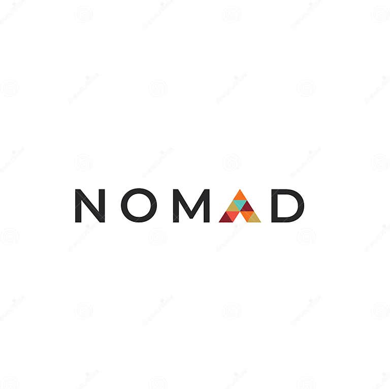 Nomad Vector Logo. Nomad Emblem Stock Vector - Illustration of locust ...