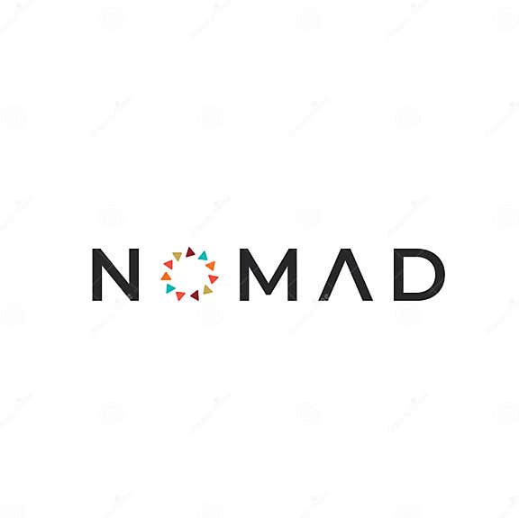 Nomad Vector Logo. Nomad Emblem Stock Vector - Illustration of bedouin ...