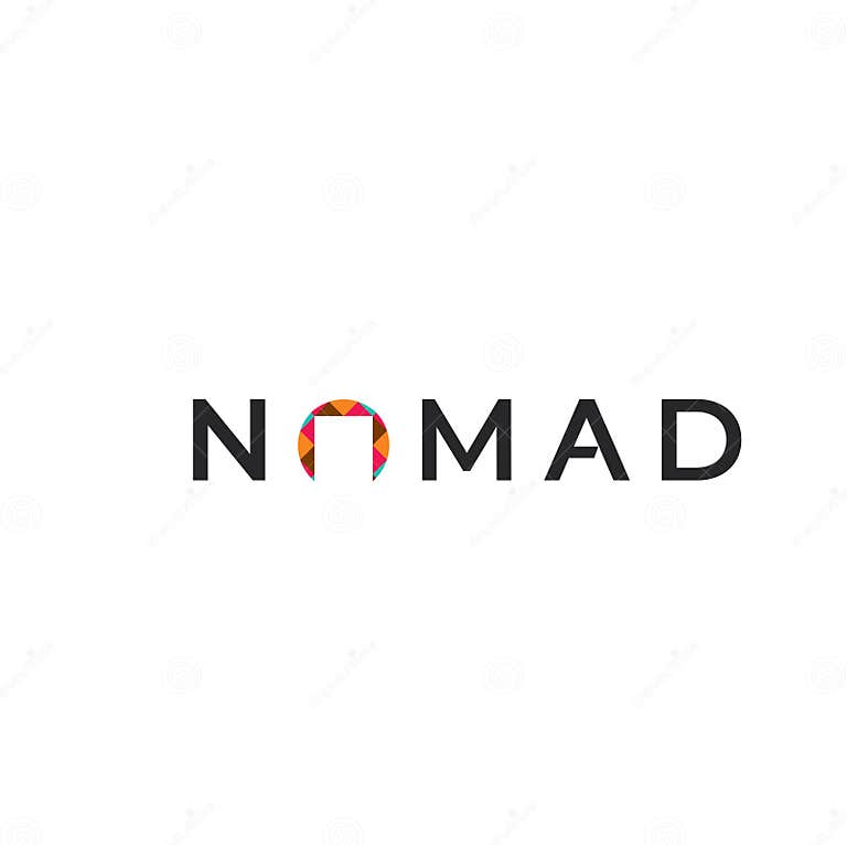 Nomad Vector Logo. Nomad Emblem Stock Vector - Illustration of tribal ...