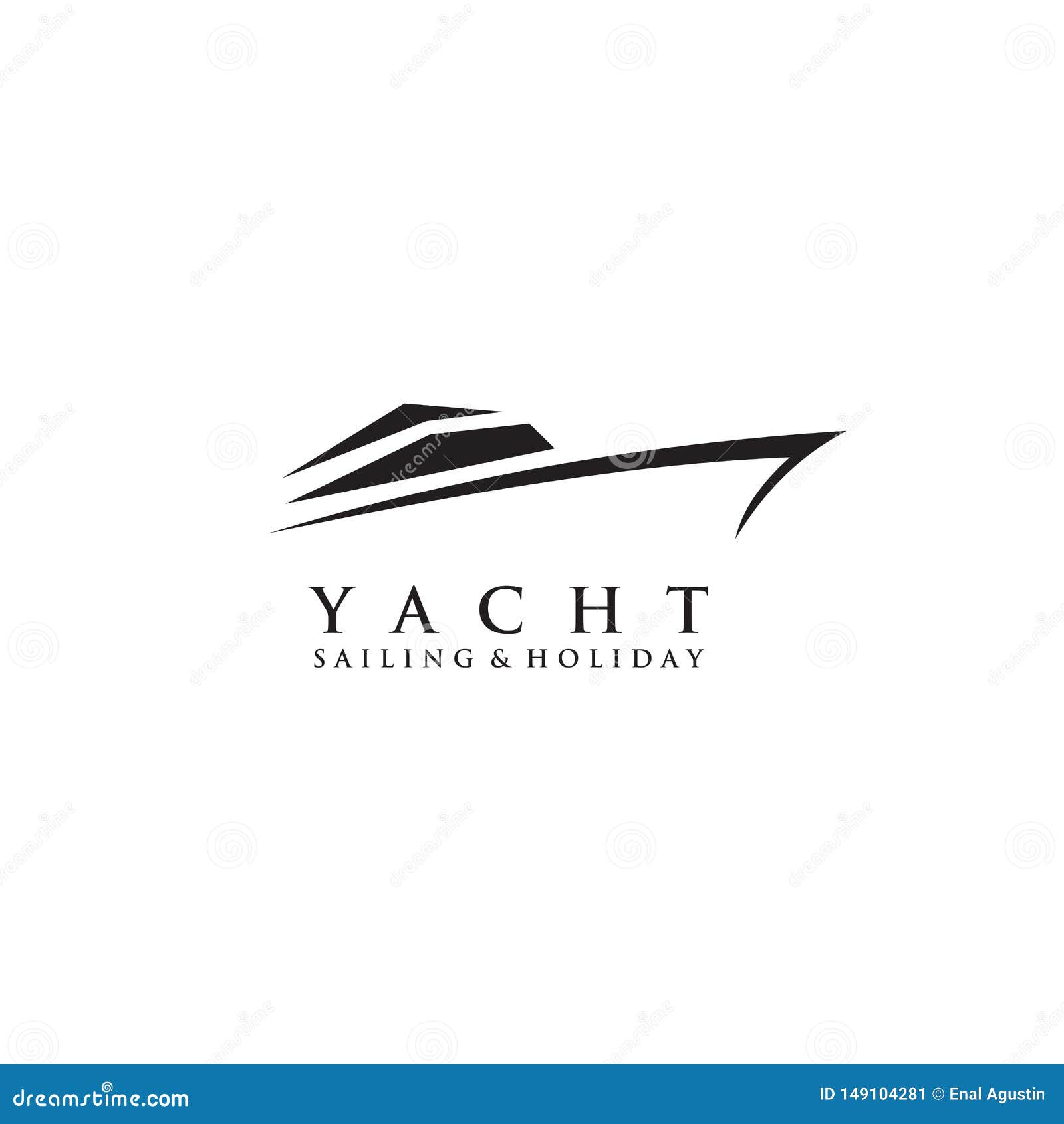 Yacht Logo Design Inspiration Vector Template Stock Vector ...