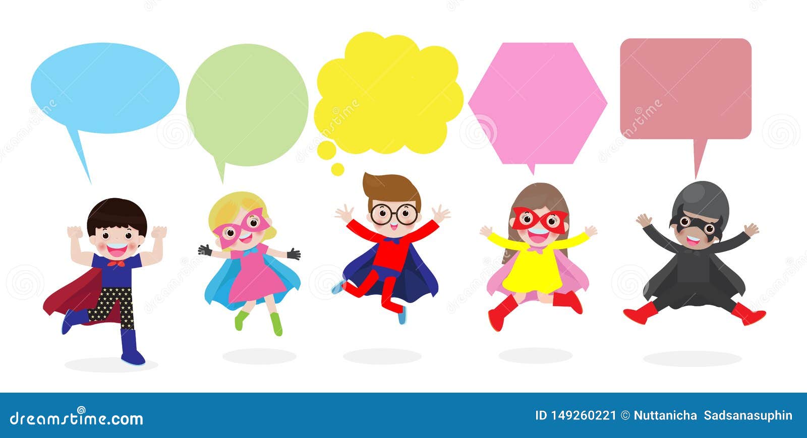 Cute Superhero Girl Vector Clip Art Set. | CartoonDealer.com #73344080