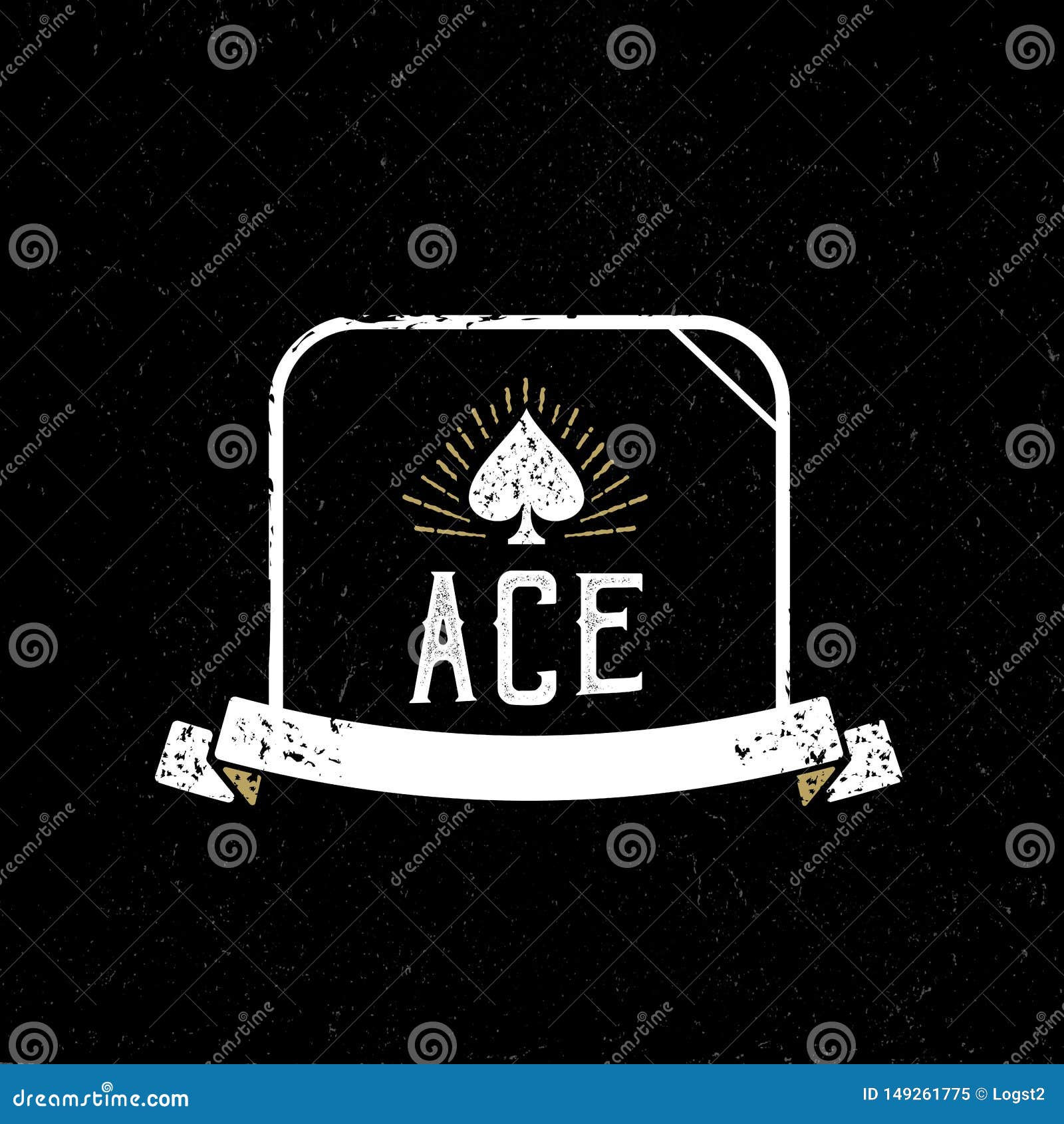 Spade Vector Logo. Spade Emblem. Spade Icon Stock Vector - Illustration ...