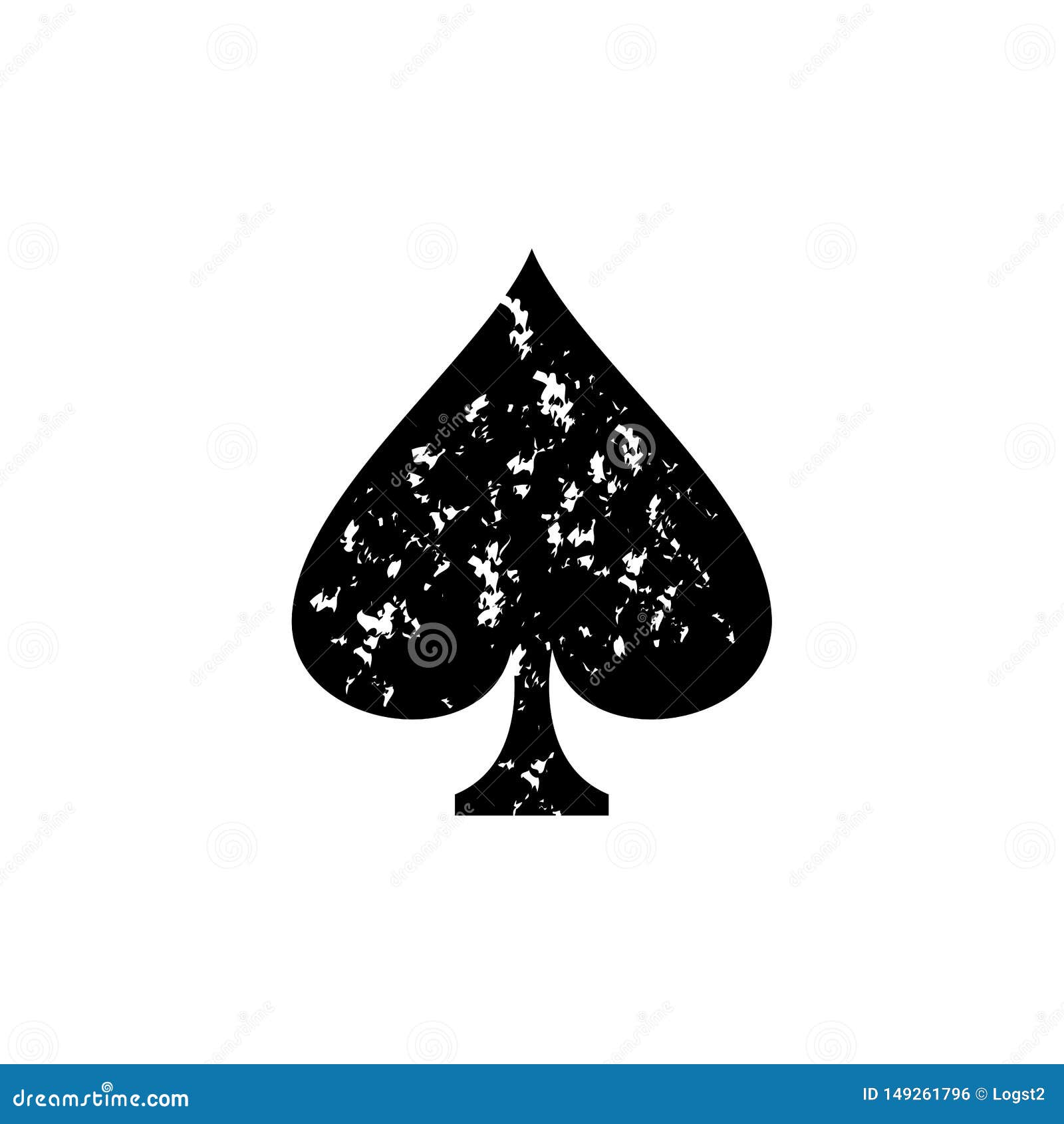 Spade Vector Logo. Spade Emblem. Spade Icon Stock Vector - Illustration ...