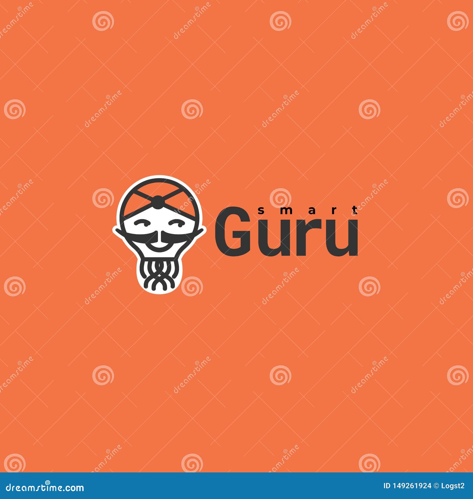 Tech Guru Logo Cartoon Vector | CartoonDealer.com #121285469