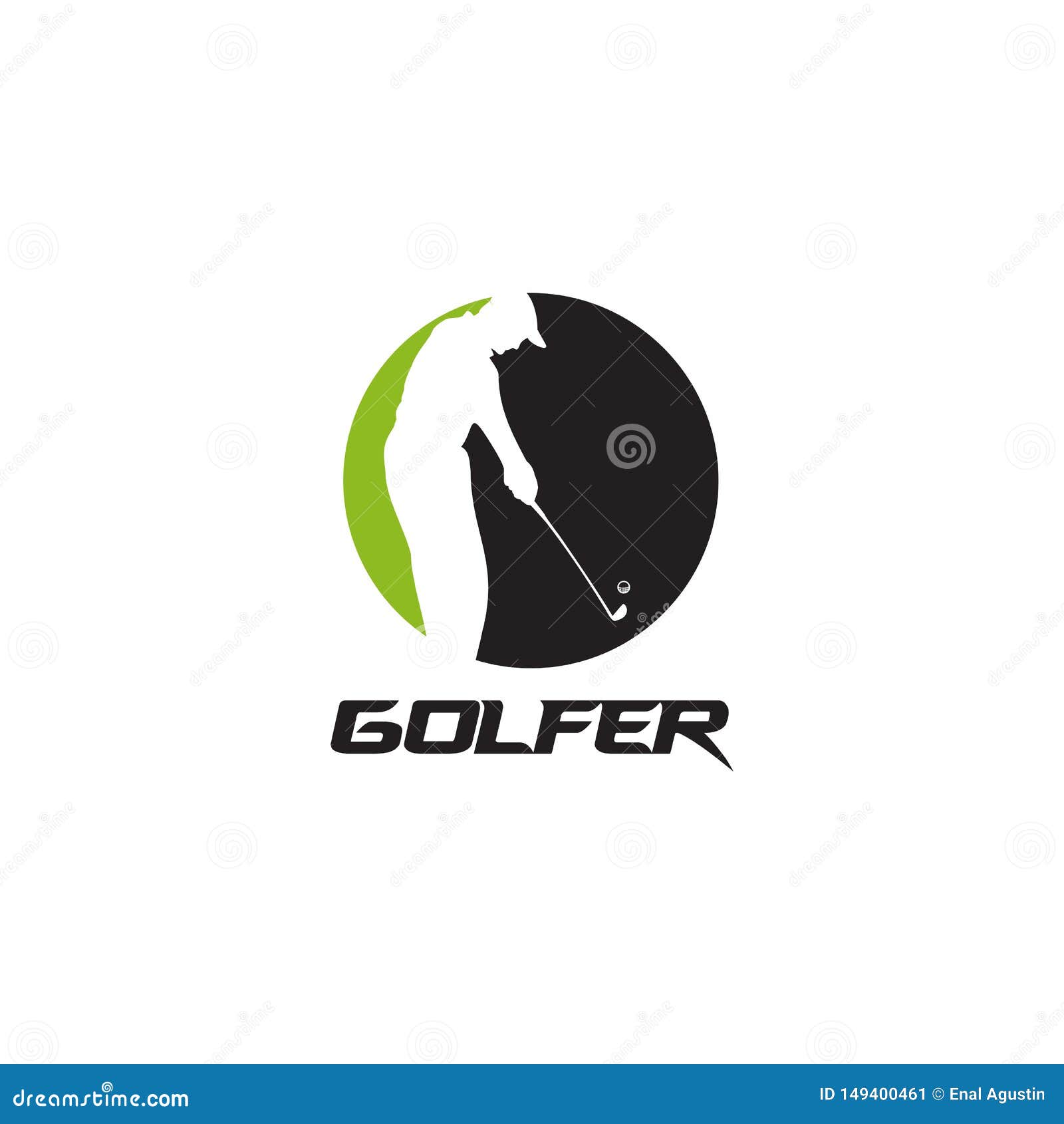 Professional Golf Logo Design Vector Template Stock Vector ...