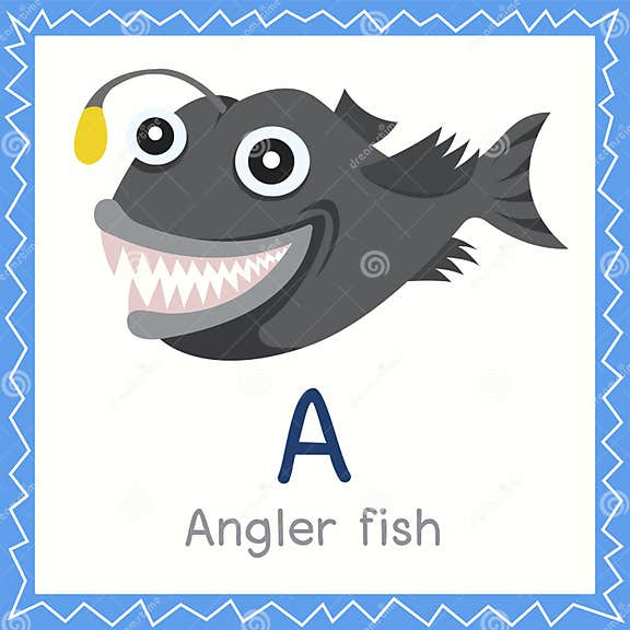 Illustrator of a for Angler Fish Animal Stock Vector - Illustration of ...