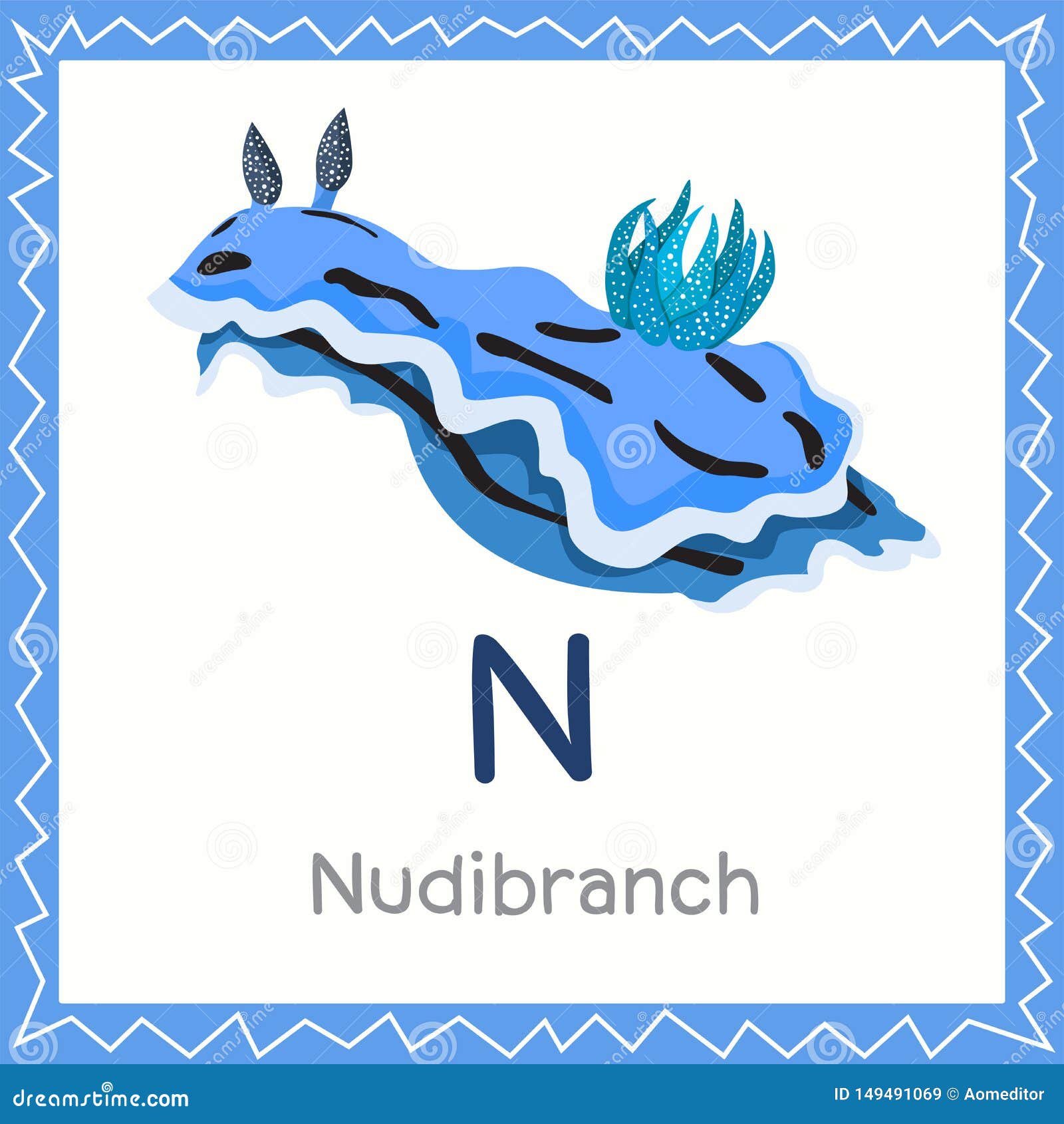 Nudibranch Cartoon Vector | CartoonDealer.com #69526199