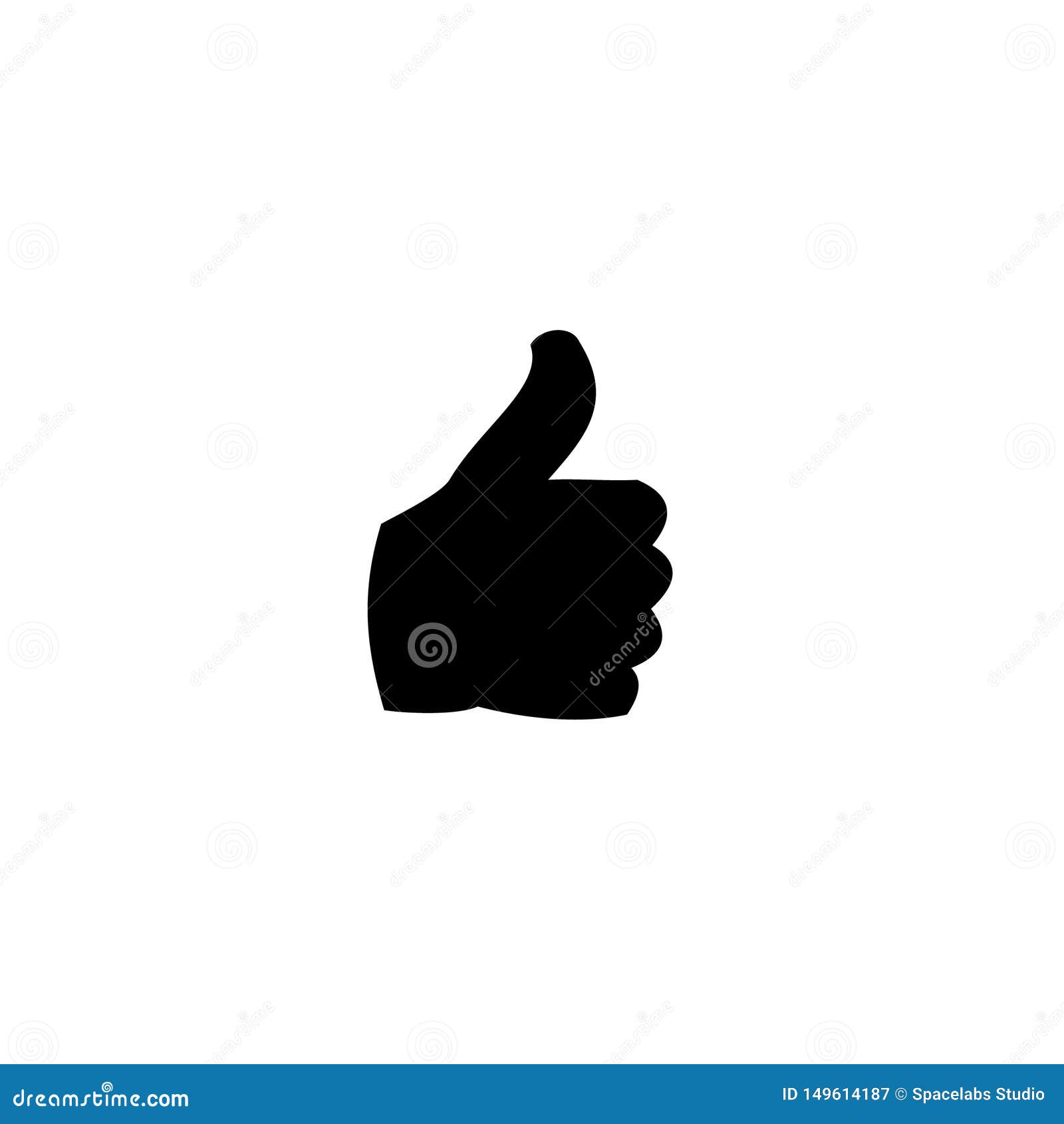 Finger Like icon vector stock vector. Illustration of graphicdesign ...
