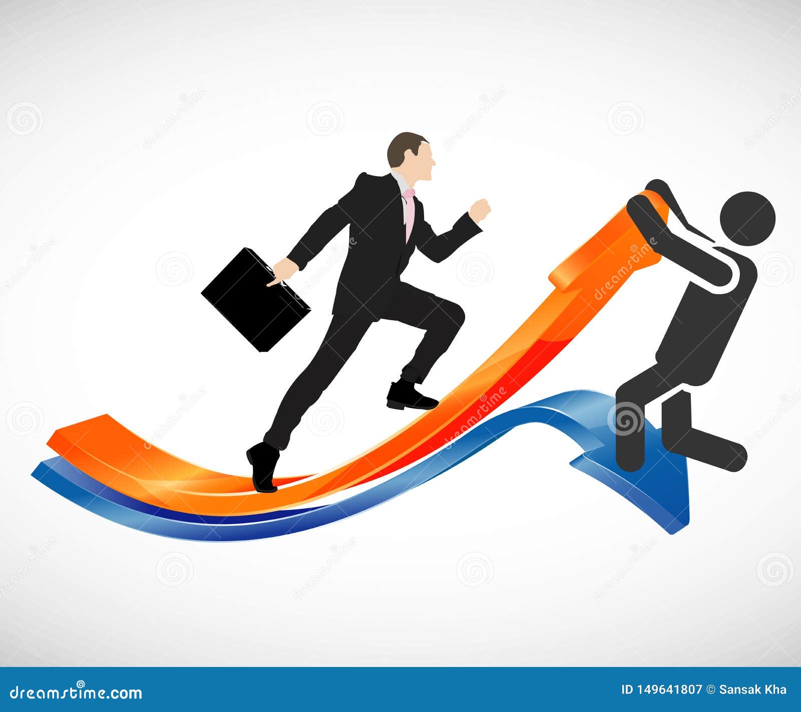 Steps To Starting a Business Template Stock Illustration - Illustration ...