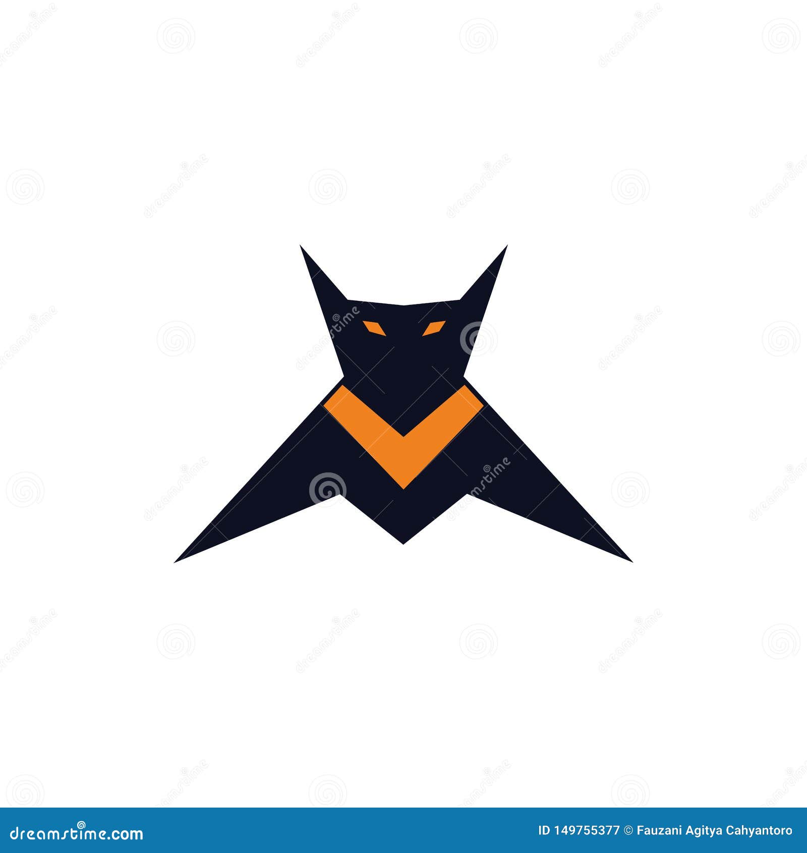 Little evil bat prince stock illustration. Illustration of element ...