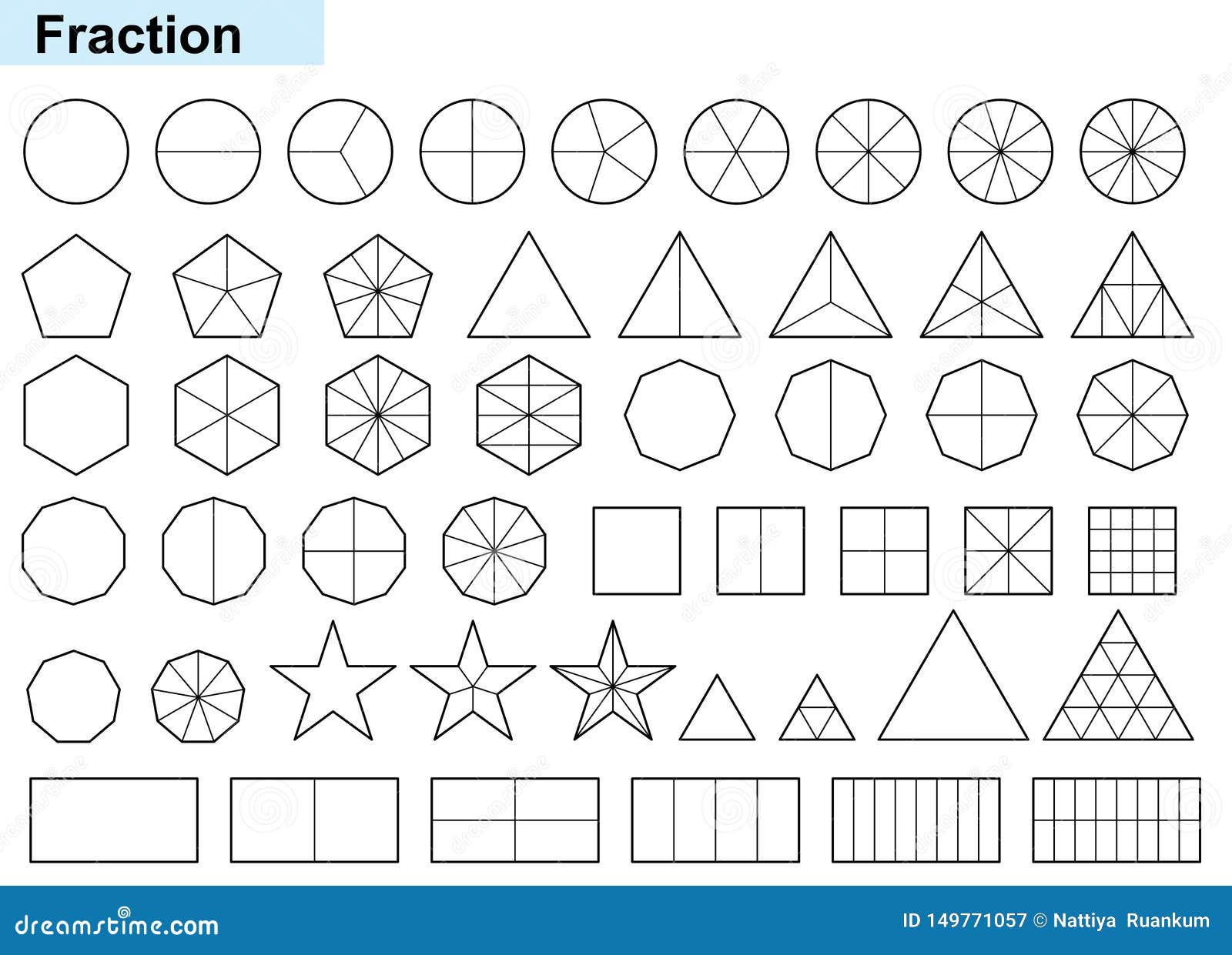 Fraction Mathematics Fraction Calculator Simplifying Fractions On White ...