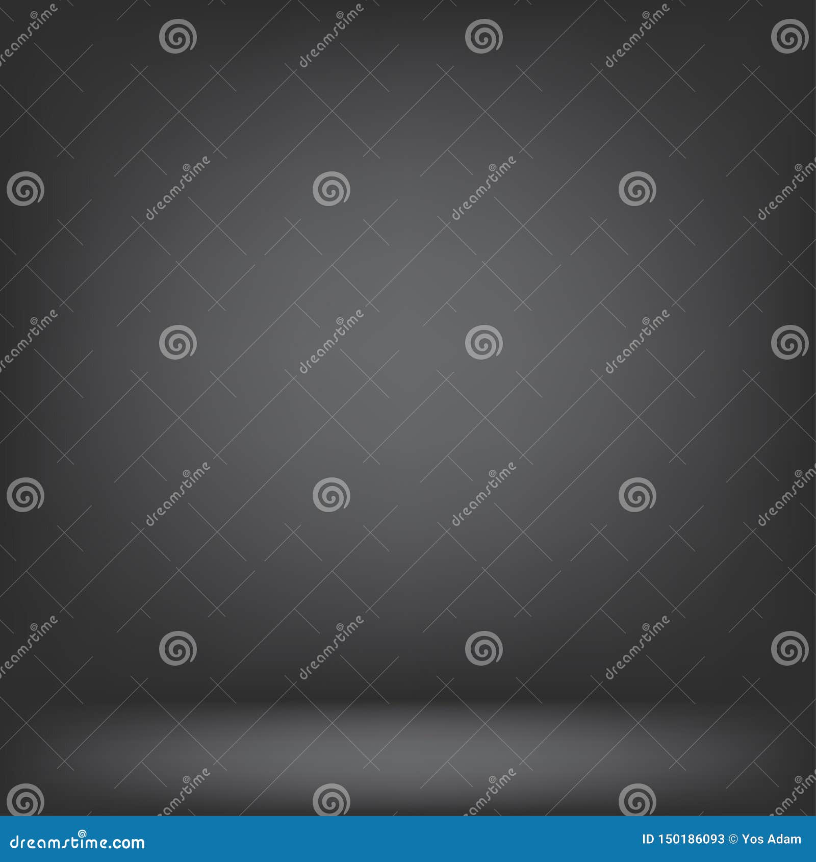 Square Shape Black Studio Backdrop. Item Showcase Background Vector ...