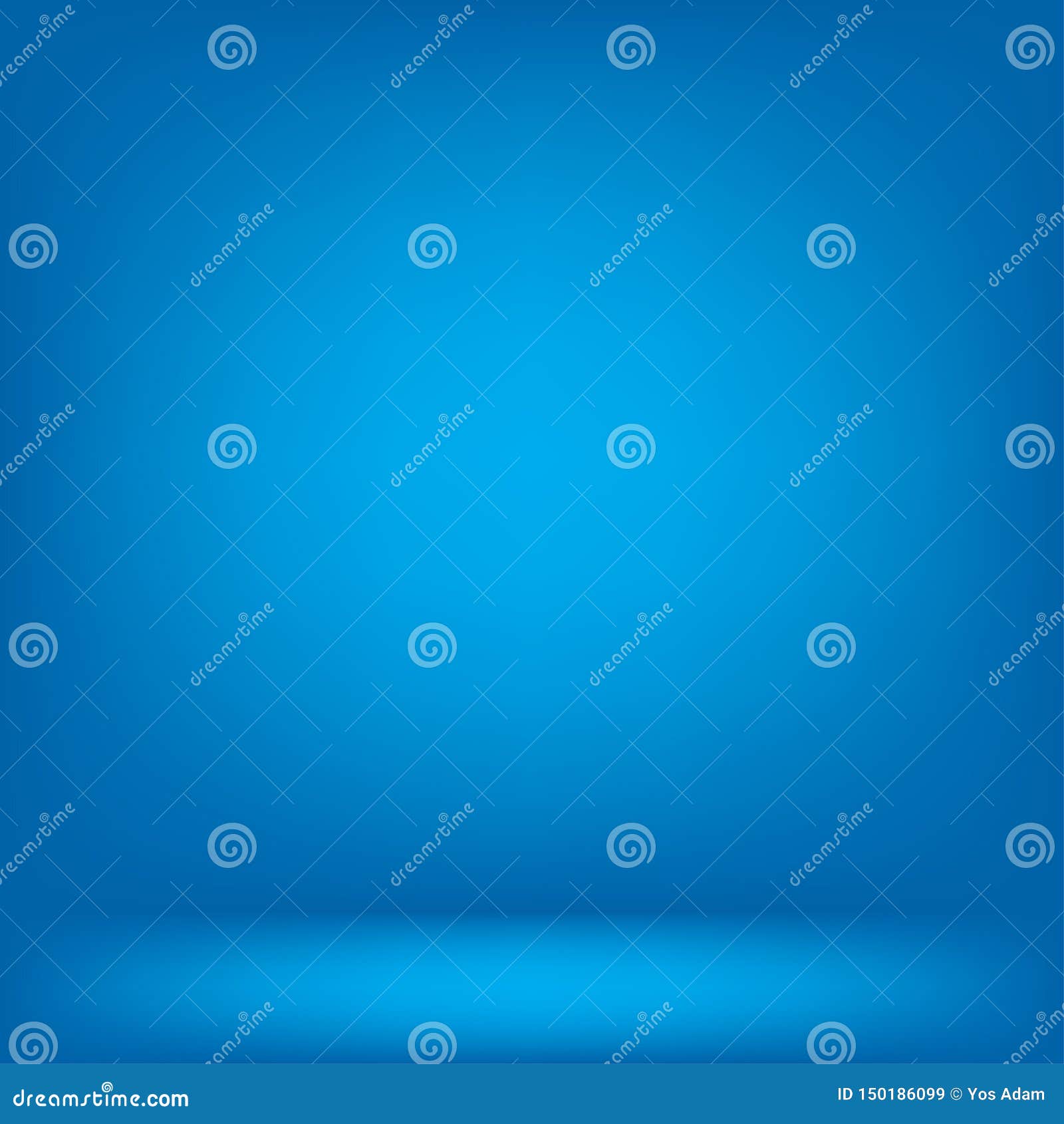 Square Shape Blue Studio Backdrop. Item Showcase Background Vector ...