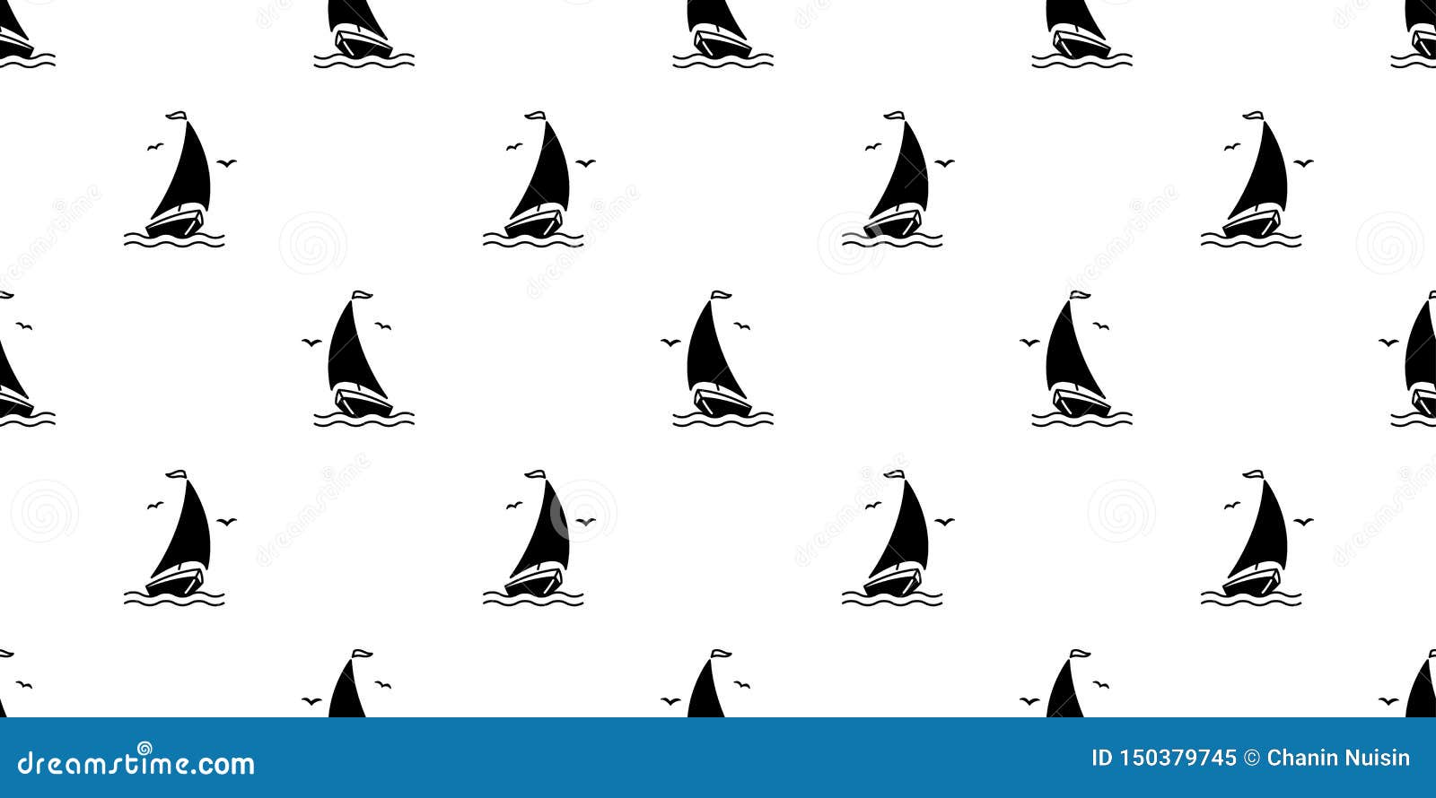Seagull Pirate Isolated. Gull In Pirate Clothes. Vector Illustration ...