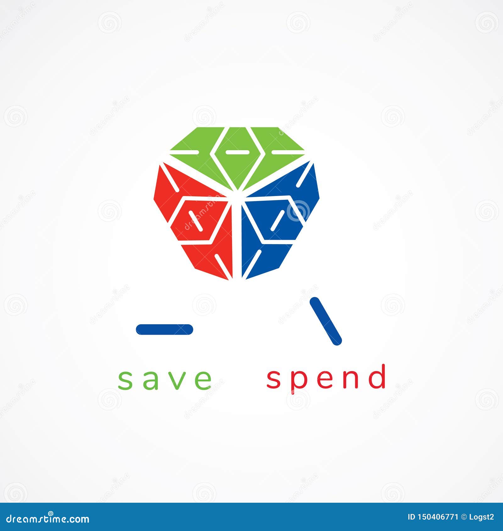 Financial Vector Logo. Savings Icon Stock Vector - Illustration of ...