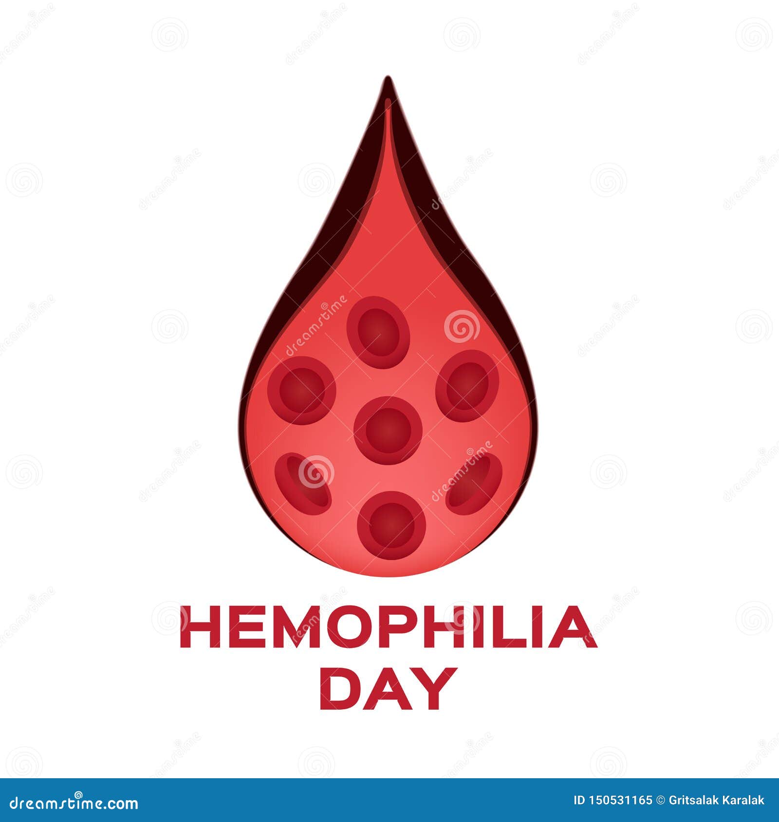 Hemophilia and Blood Vessel Vector Icon Stock Vector - Illustration of ...