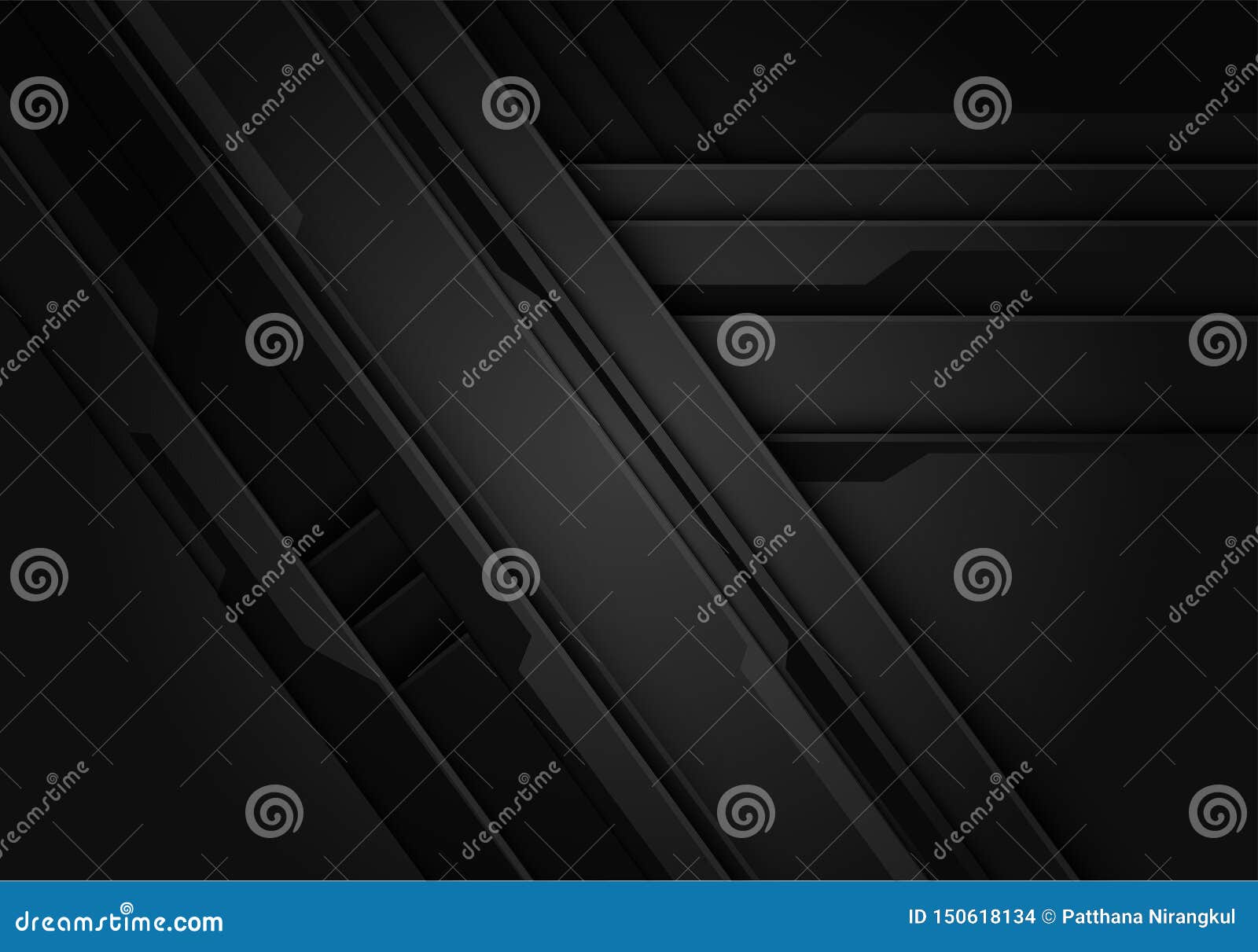 Abstract Black Metallic Futuristic Style Design Modern Futuristic ...