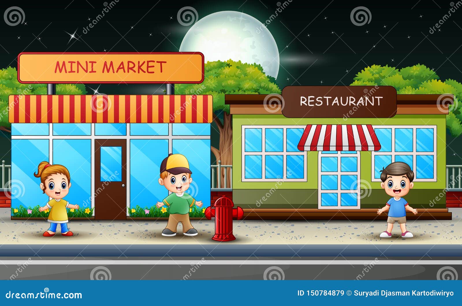 Mini Market Shop Booth Facade Building Of Grocery Store Vector Flat ...