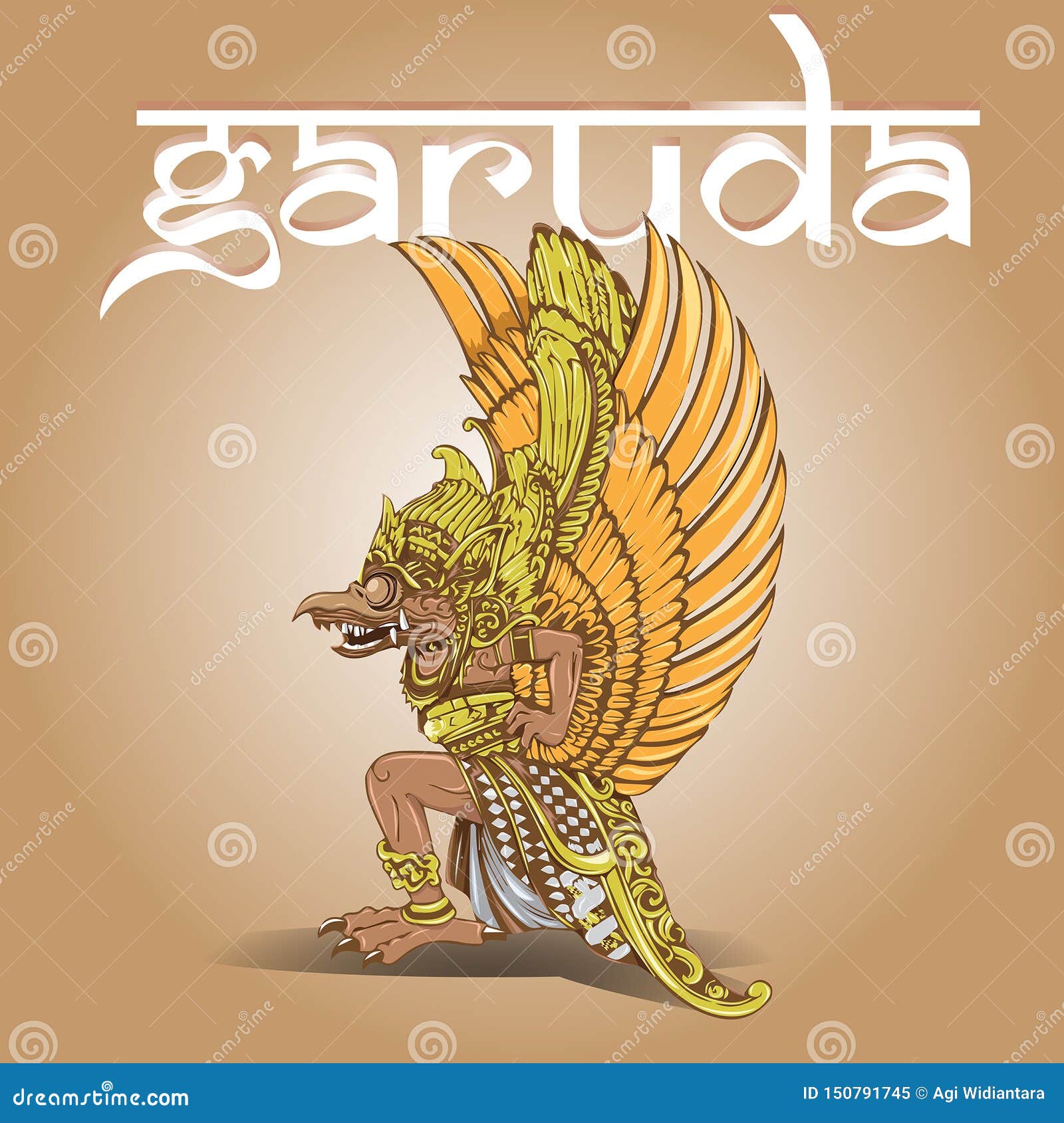 Garuda Culture Mascot Logo Design Vector With Modern Illustration ...