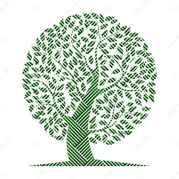 Abstract Vibrant Tree Logo Design Stock Vector - Illustration of leaves ...