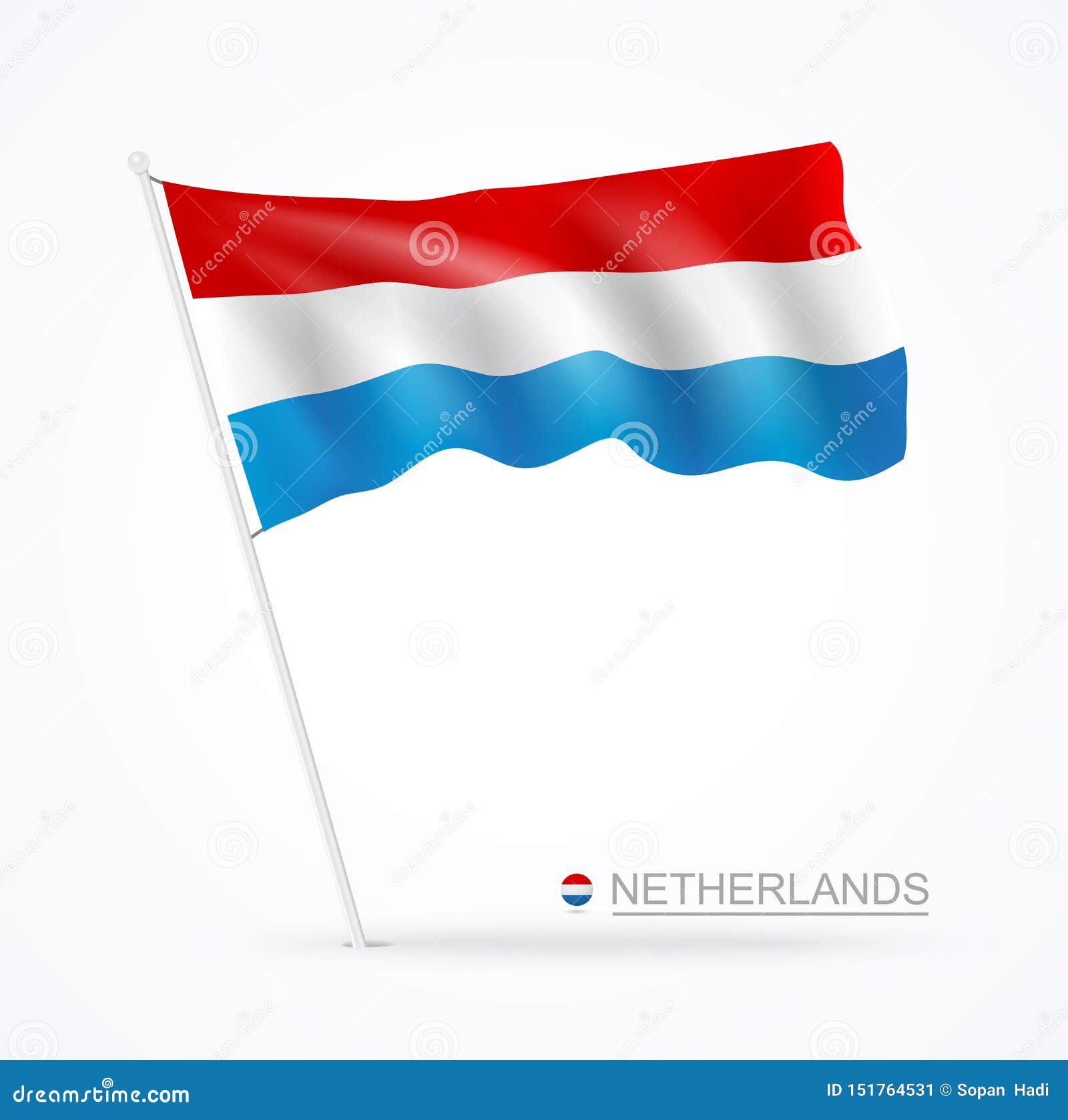Netherlands Flags Brochure Design Banner Stock Vector - Illustration of ...