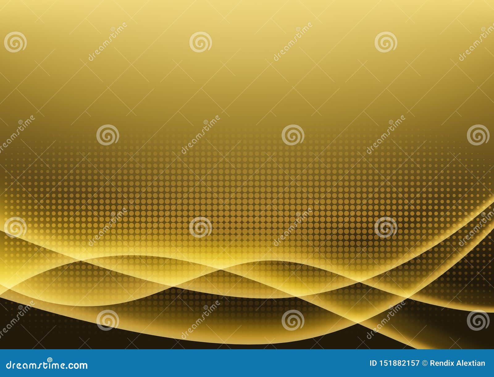 Futuristic Gold Light Glowing Background Stock Vector - Illustration of ...