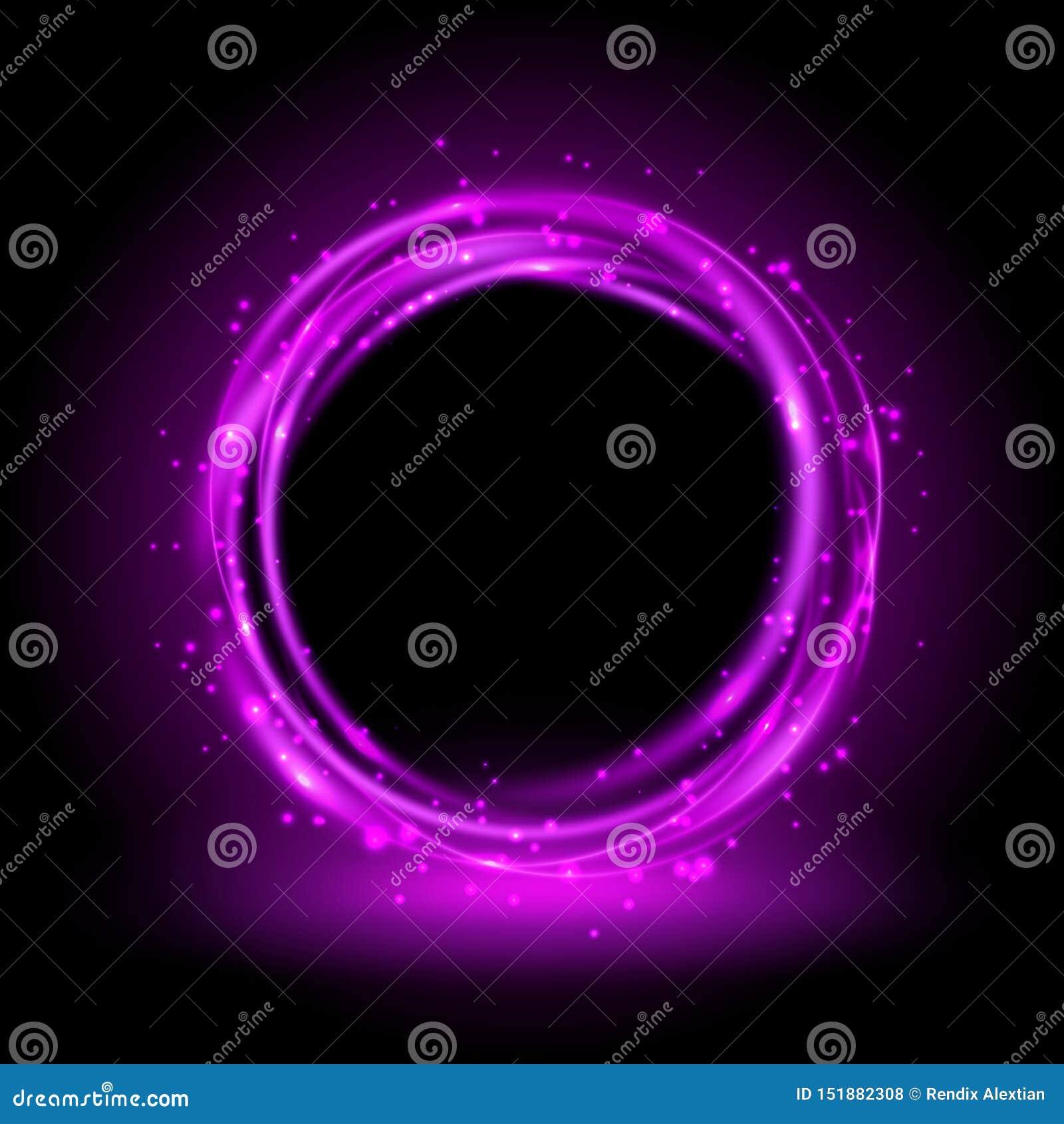 Round Violet Shiny Background Stock Vector - Illustration of blending ...