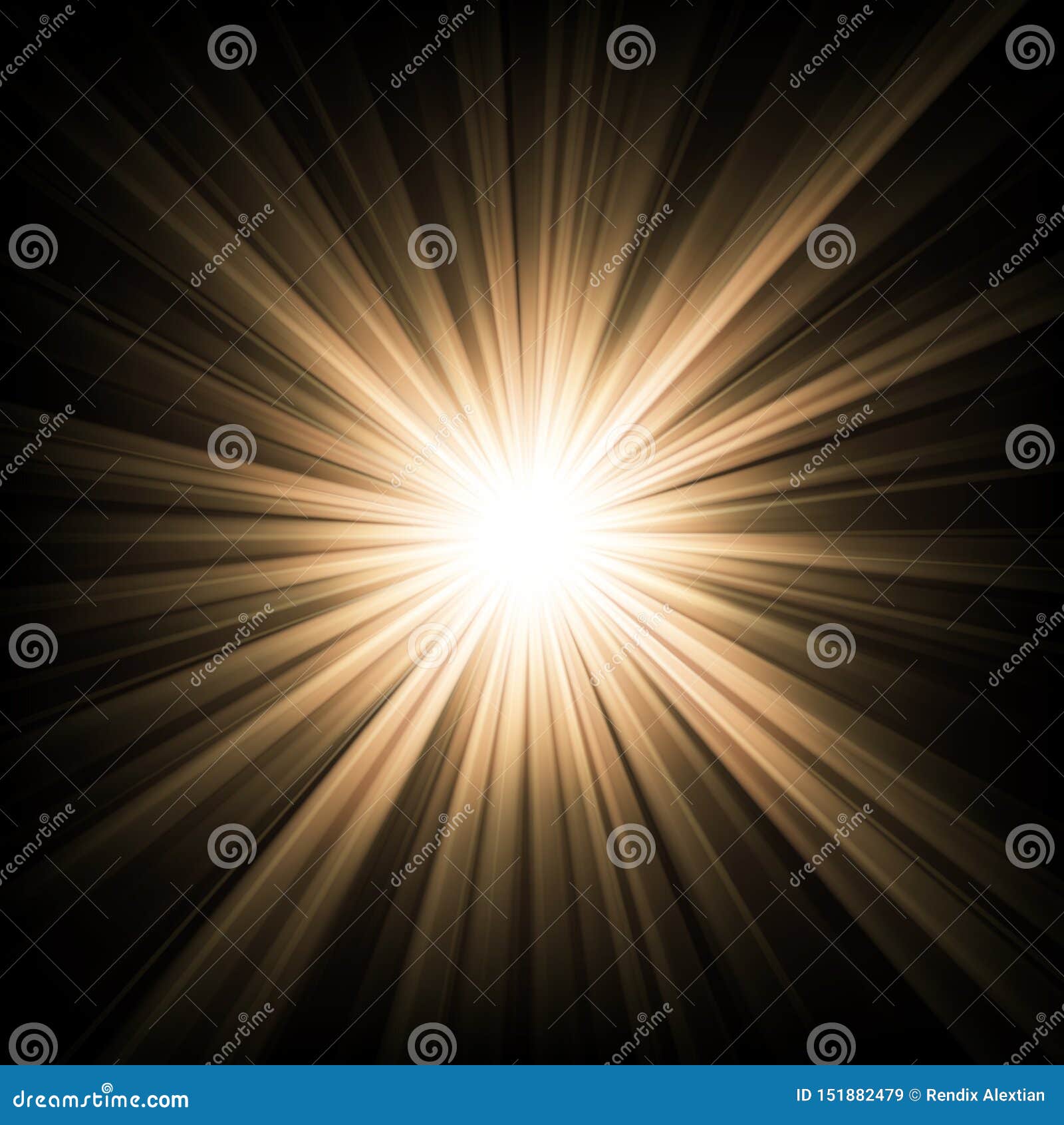 Light Shining from Darkness Background Stock Vector - Illustration of ...