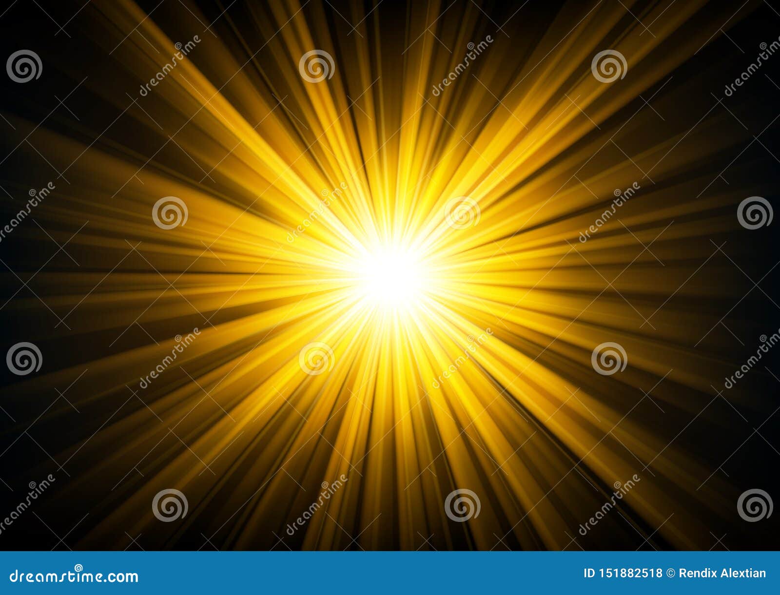 Gold Light Shining from Darkness Stock Vector - Illustration of light ...