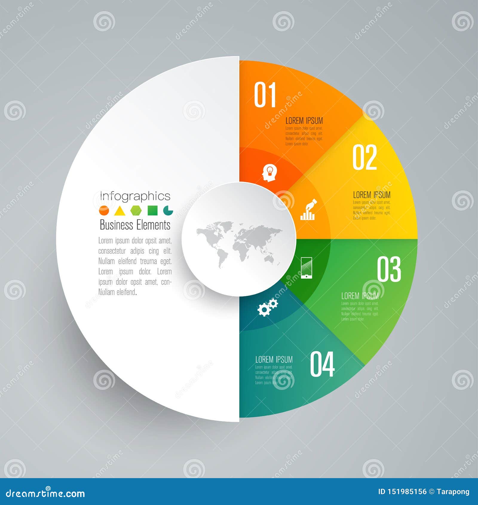 Create infographic icons - heGros