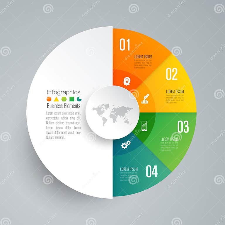 Infographics Design Vector and Business Icons with 4 Options. Stock ...