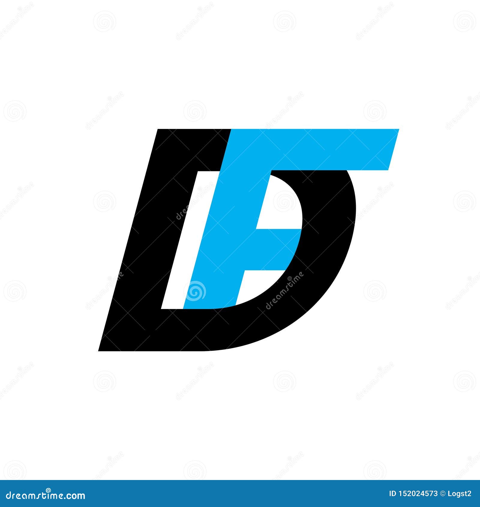 D,f Letter Vector Logo. D,f Letters Emblem, Monogram, Badge, Design ...