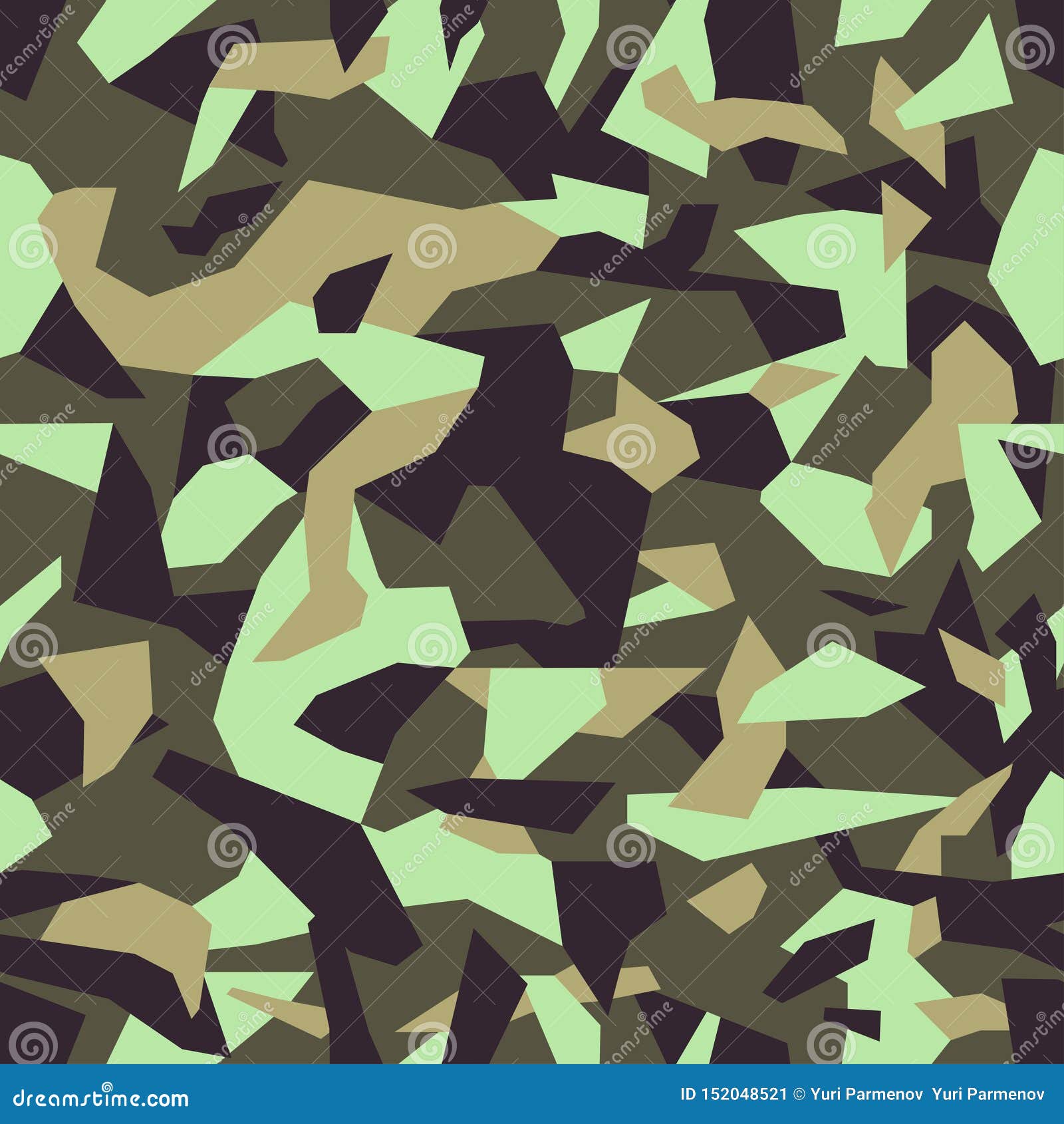 Abstract Modern Military Camo Texture Style Background. Geometric ...