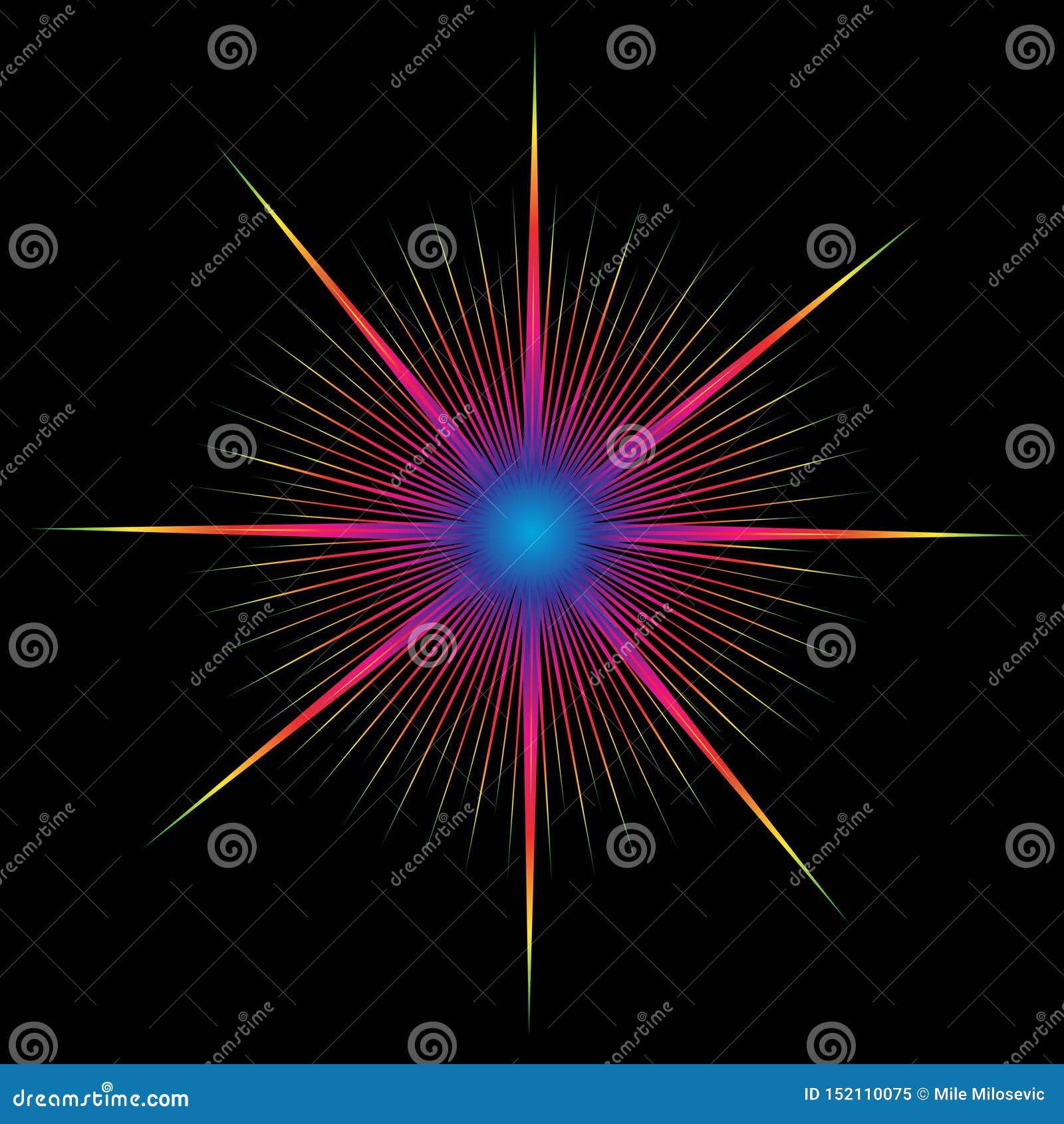 Abstract Sunburst Background for Design. Sunburst Effect. Vector ...