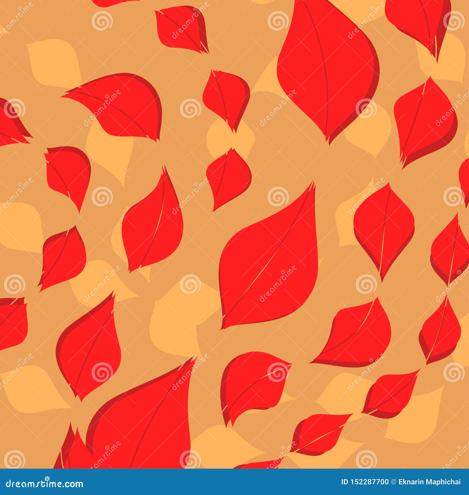 Leaf Colors Art Pattern Scene Stock Vector - Illustration of leaf ...