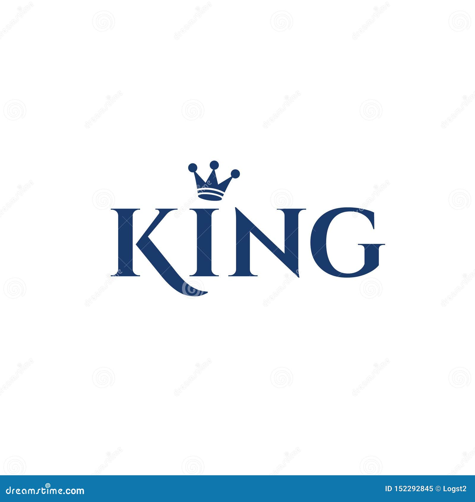 King Vector Logo. King Icon. King Inscription Stock Vector ...