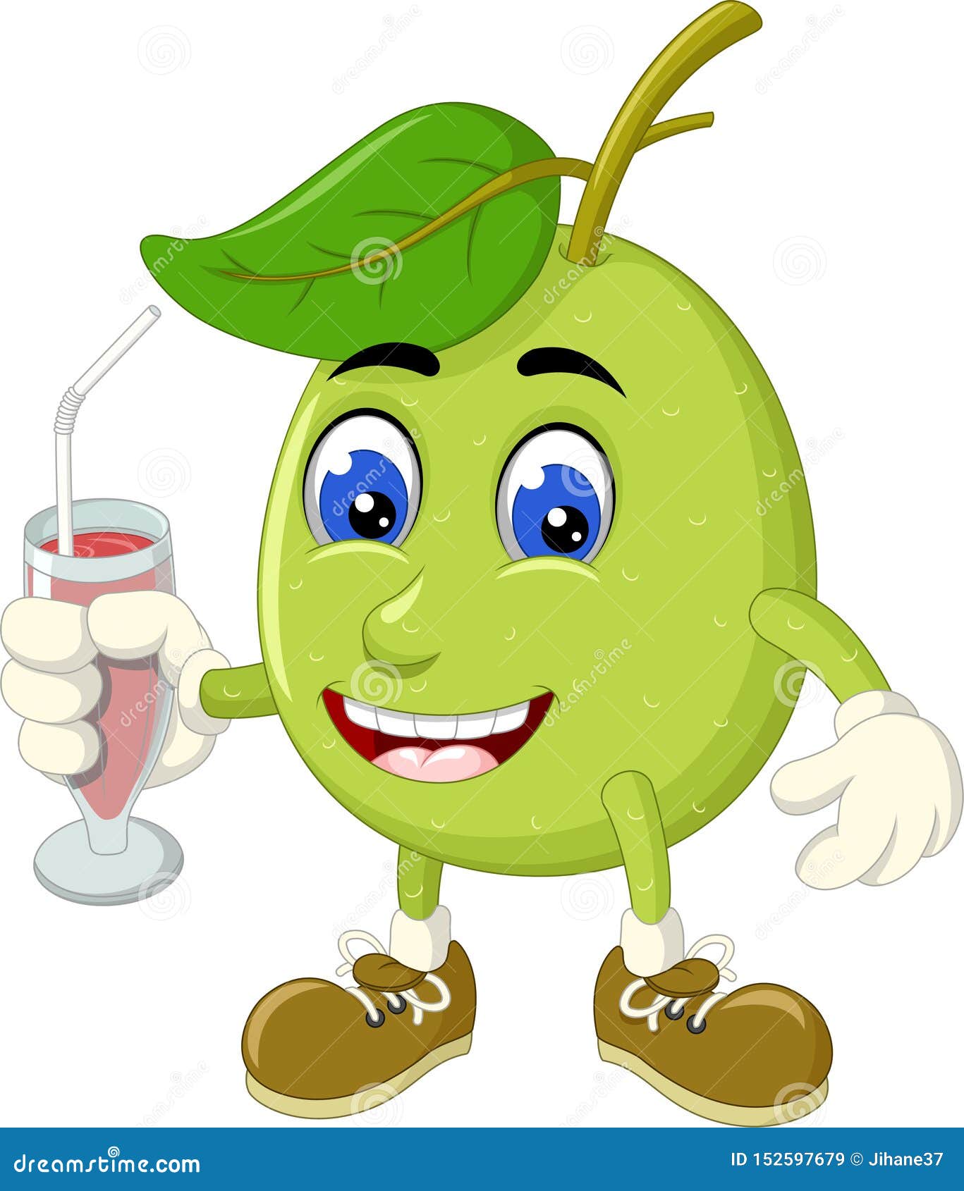 Green Guava, Illustration, Vector | CartoonDealer.com #160195854