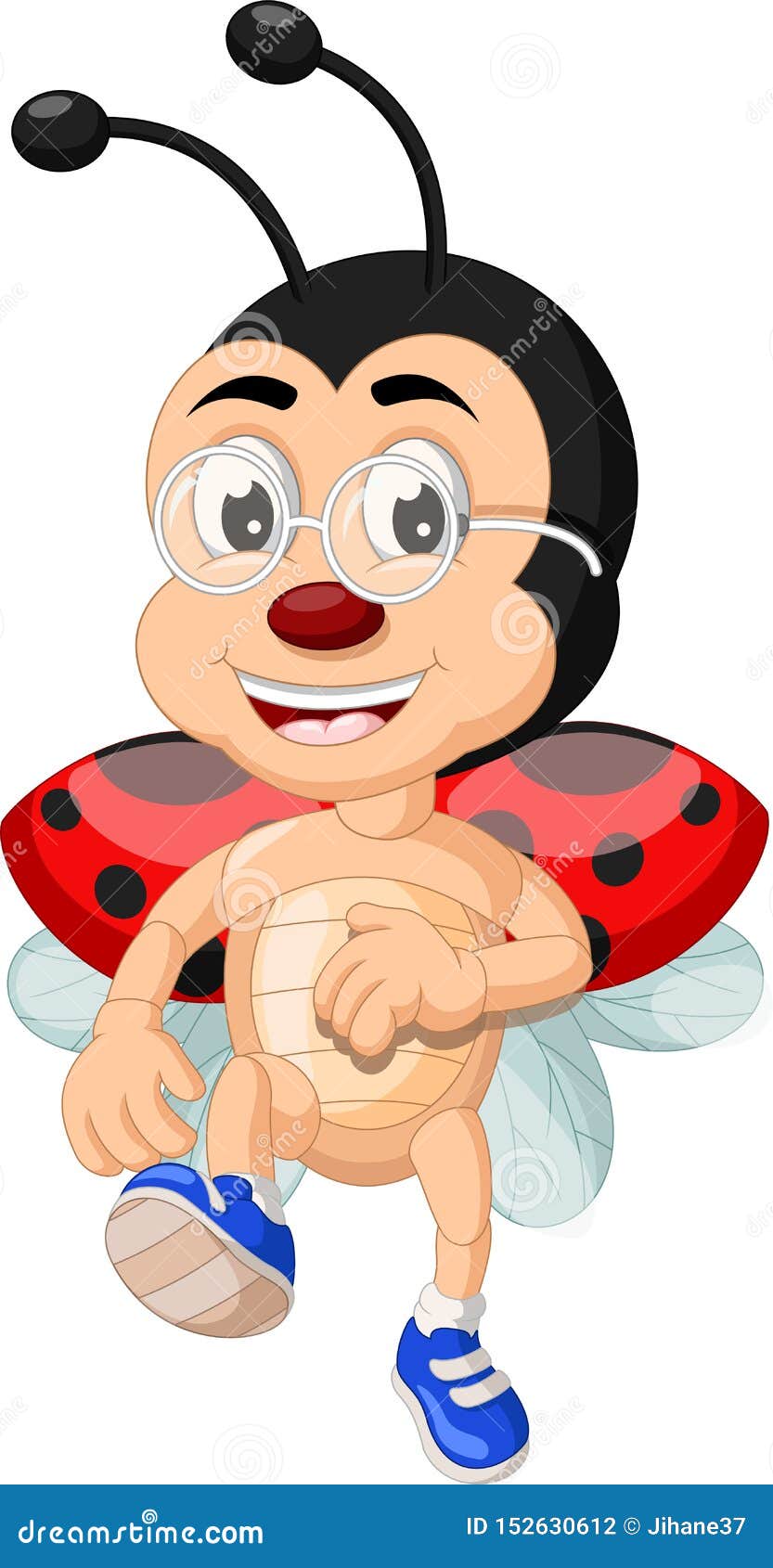 Standing Beetle Bug, Coleoptera, Around The World Vector Illustration ...