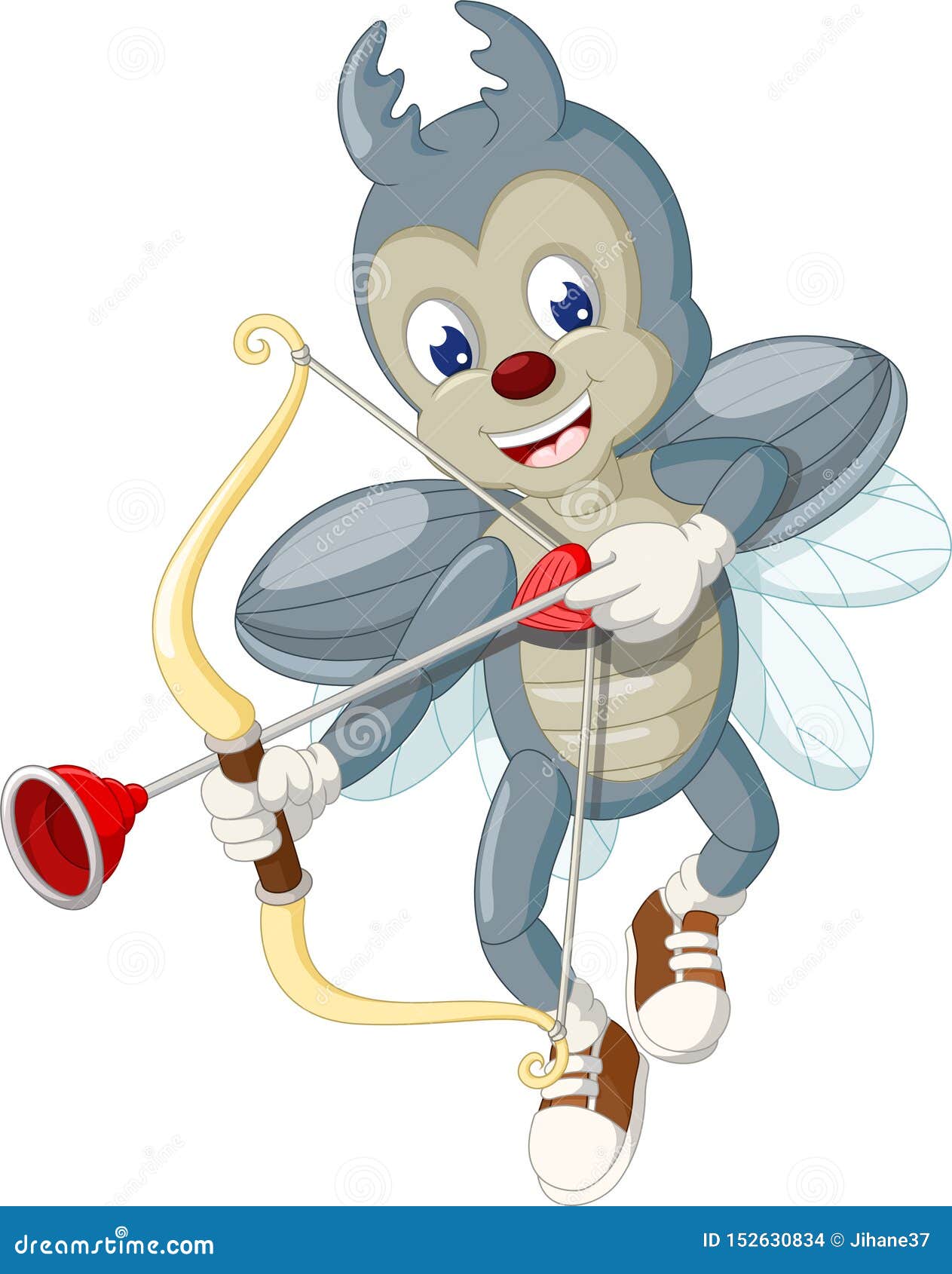 Funny Blue Beetle Cartoon stock illustration. Illustration of kids ...