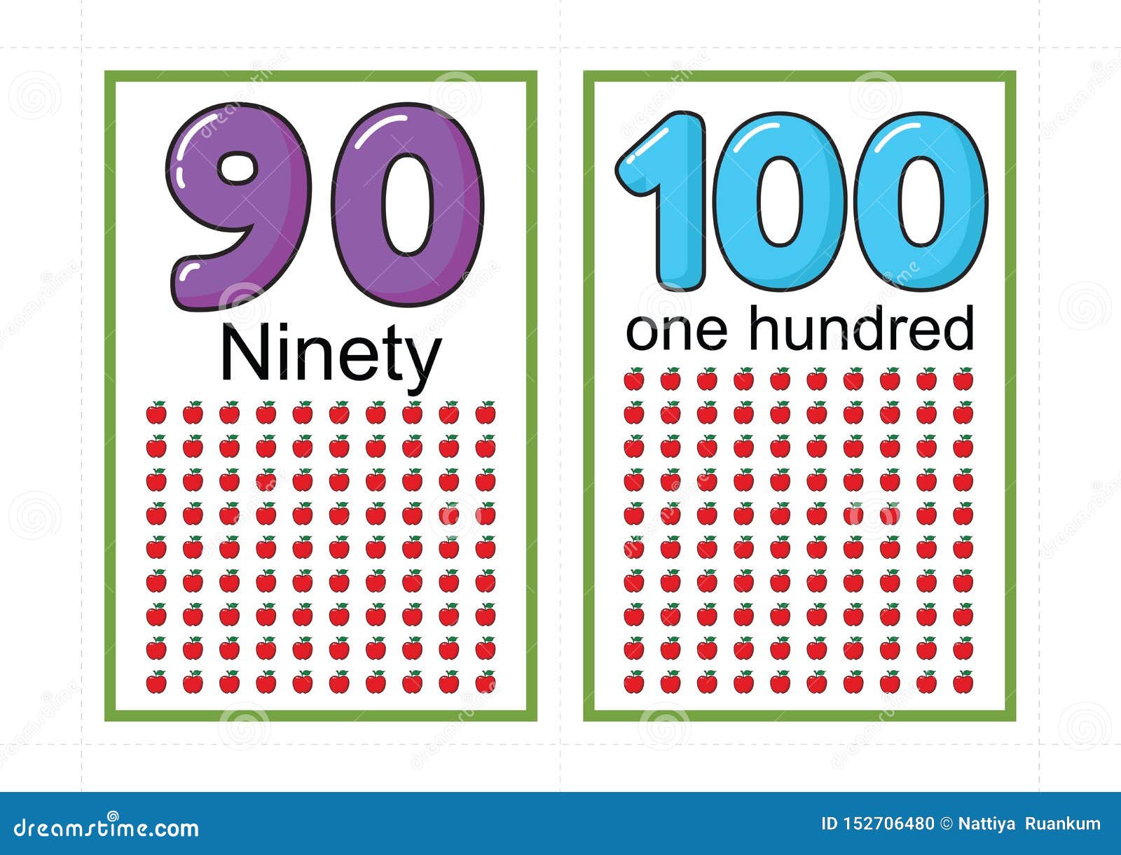 Printable Number Flashcards For Teaching Number Flashcards Number Flash ...