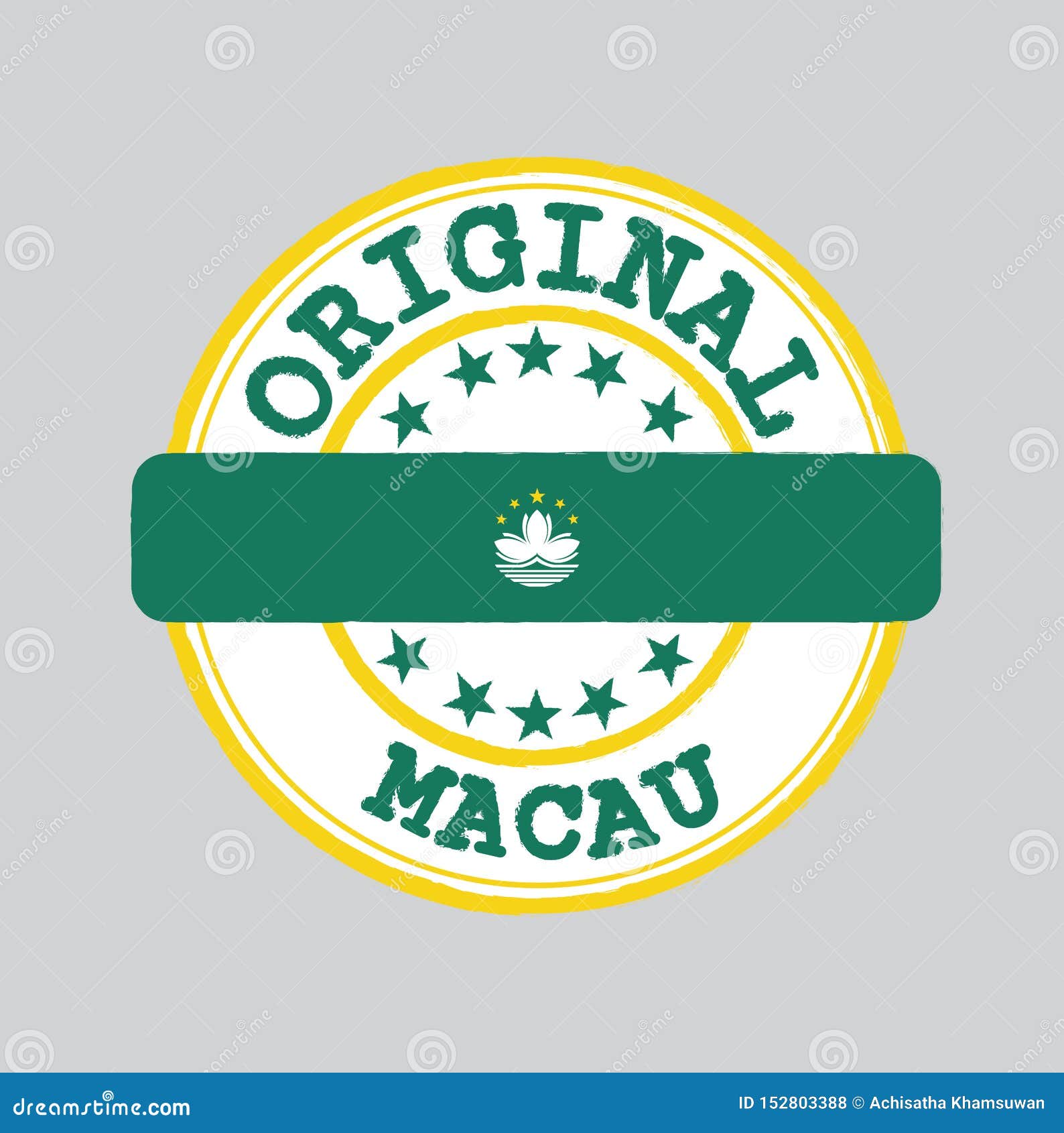 Macau Logo. Isolated Macau Architecture On White Background Vector ...